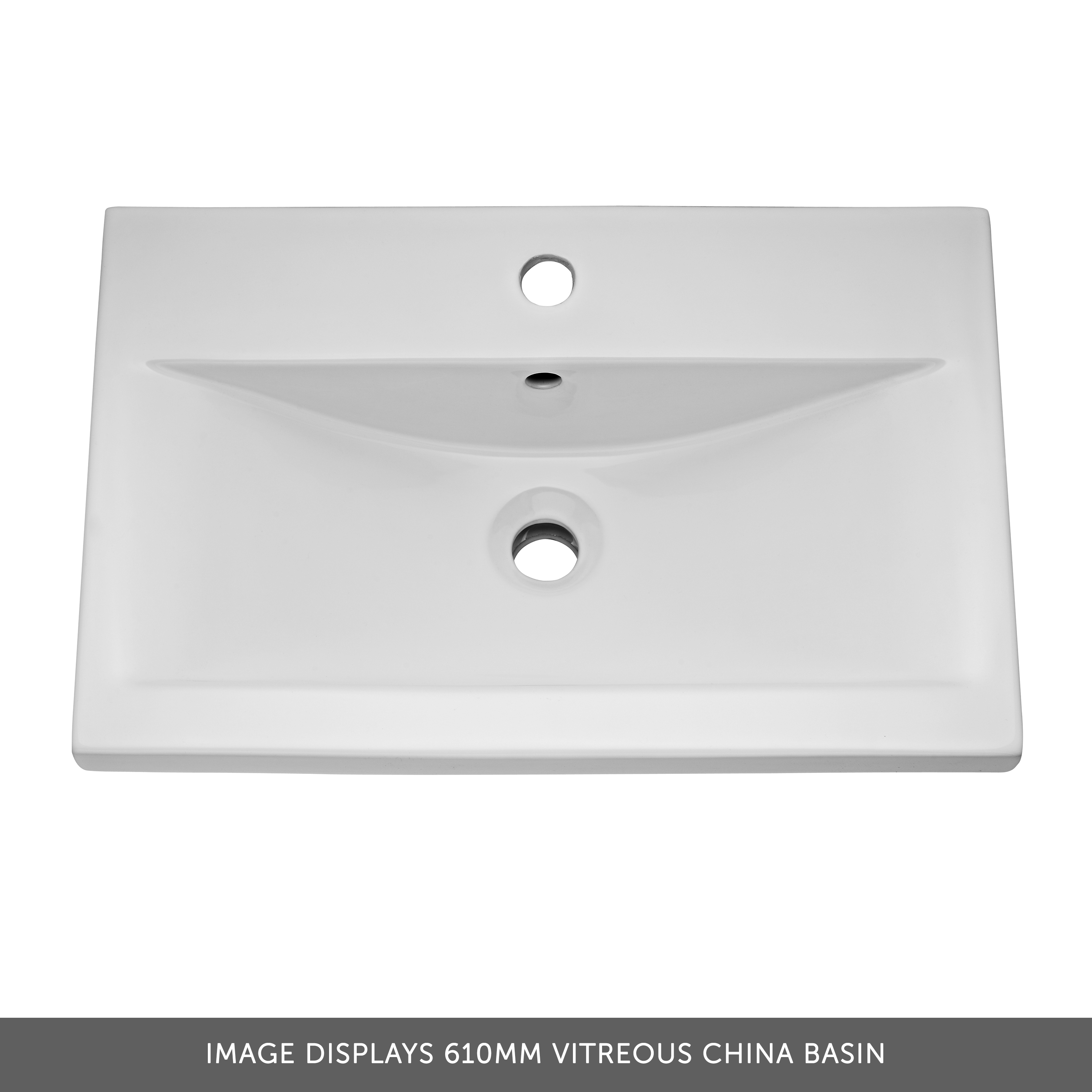 Erin 600mm Floorstanding 2 Drawer Vanity Unit & Basin | Tap Warehouse