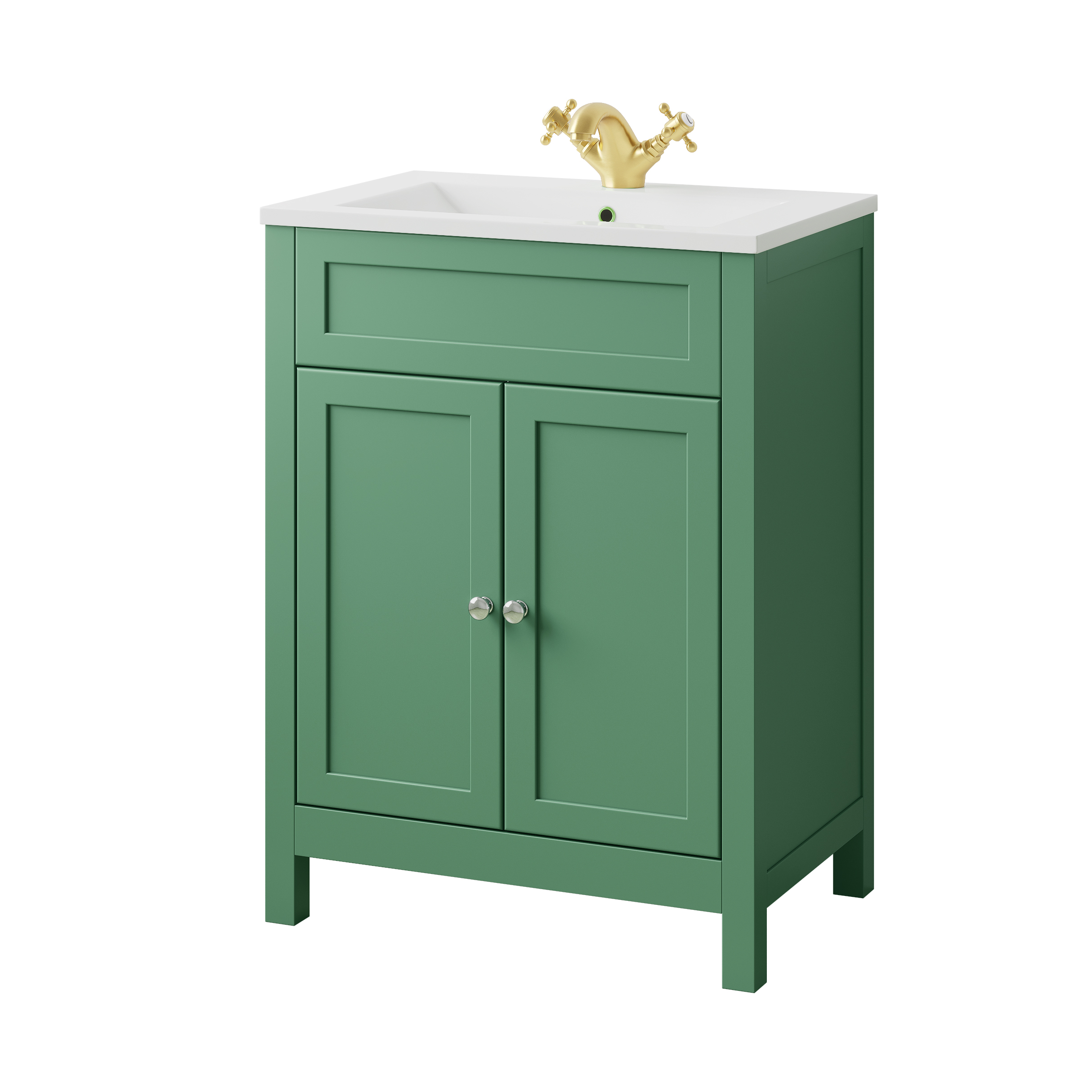 Butler & Rose Catherine Traditional Floorstanding Vanity Unit with ...