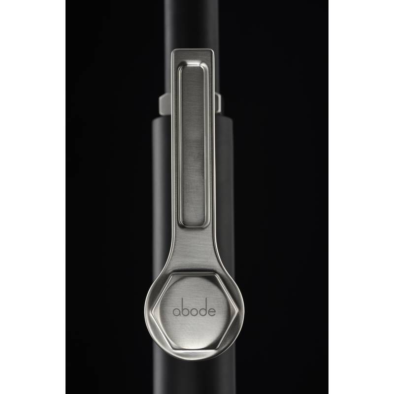 Abode Hex Industrial Single Lever Mono Pull Out Kitchen Mixer Tap ...
