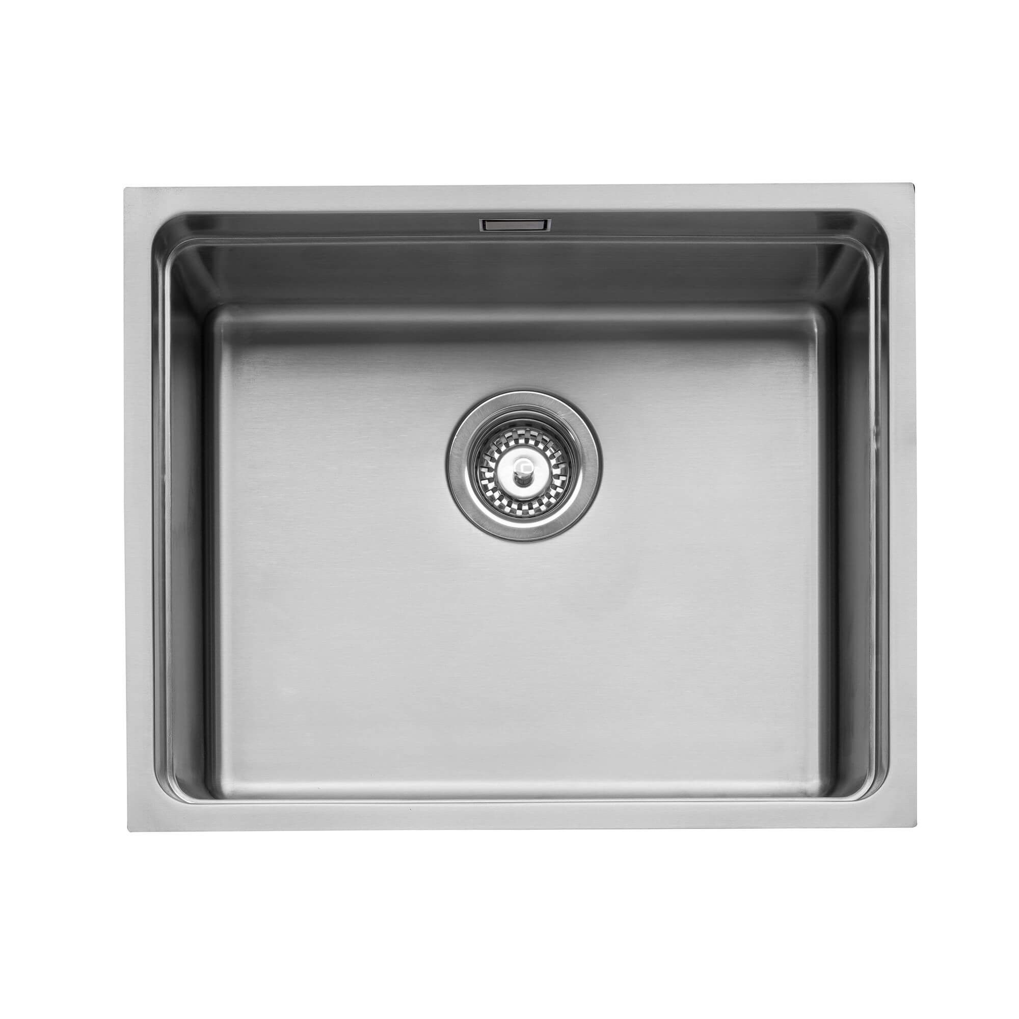 Caple Axle 1 Bowl Inset or Undermount Stainless Steel Sink with Waste ...