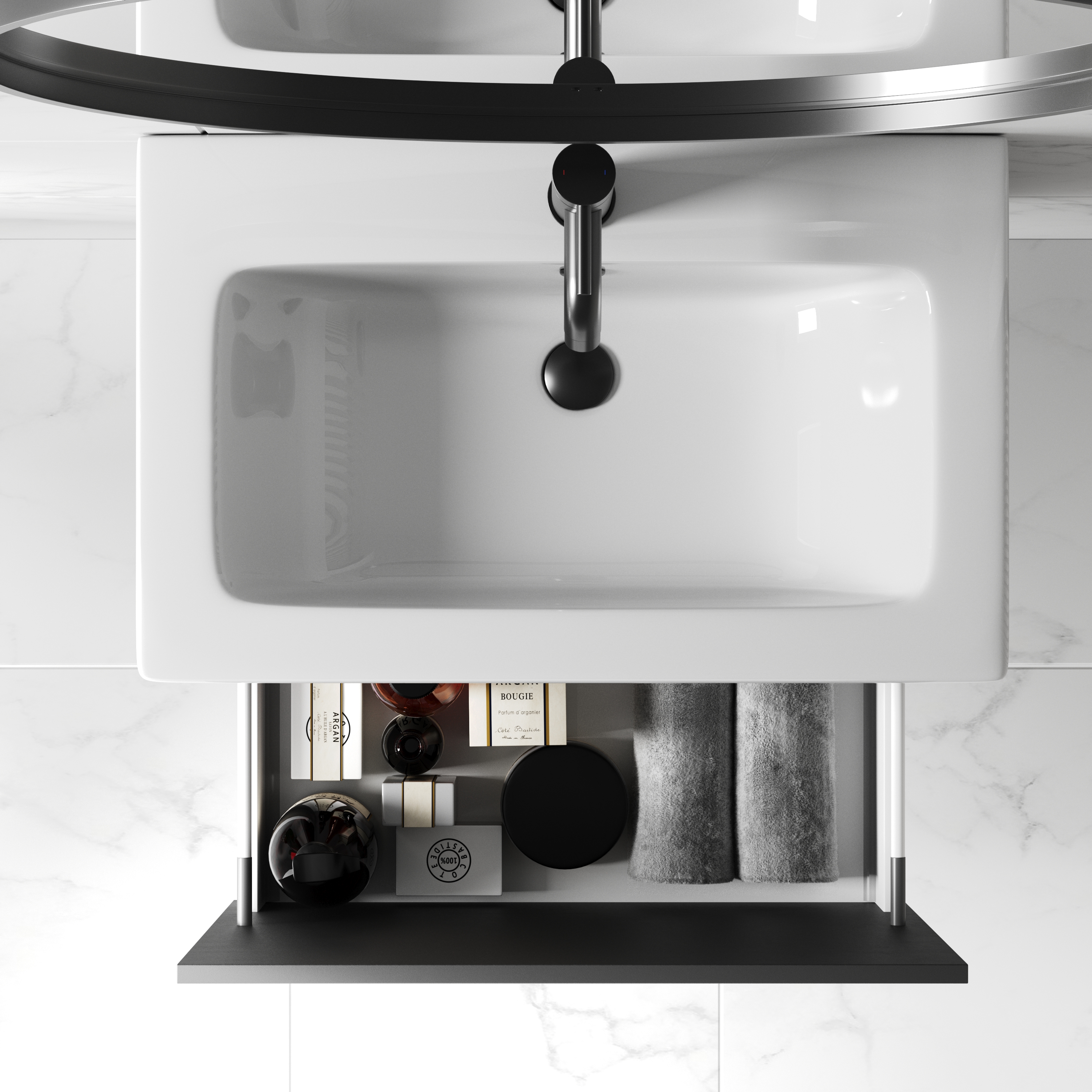 Billy 600mm Wall Hung Vanity Unit & Basin | Tap Warehouse