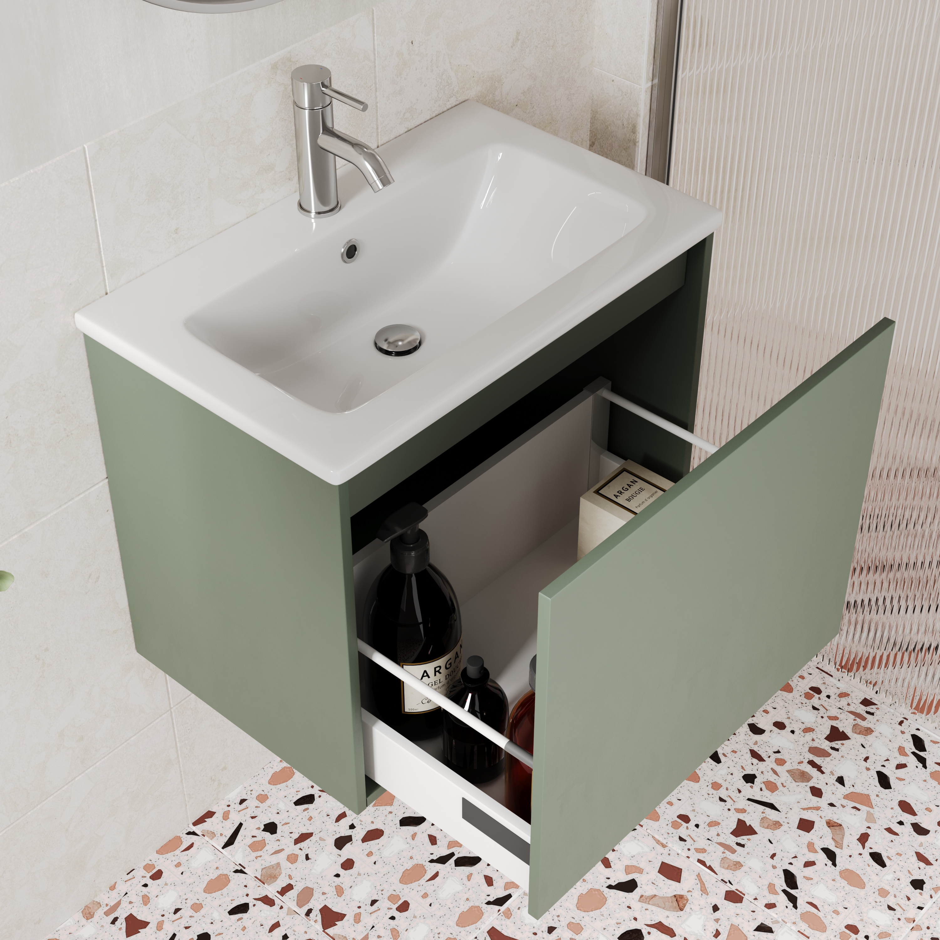 Billy 600mm Wall Hung Vanity Unit & Basin | Tap Warehouse