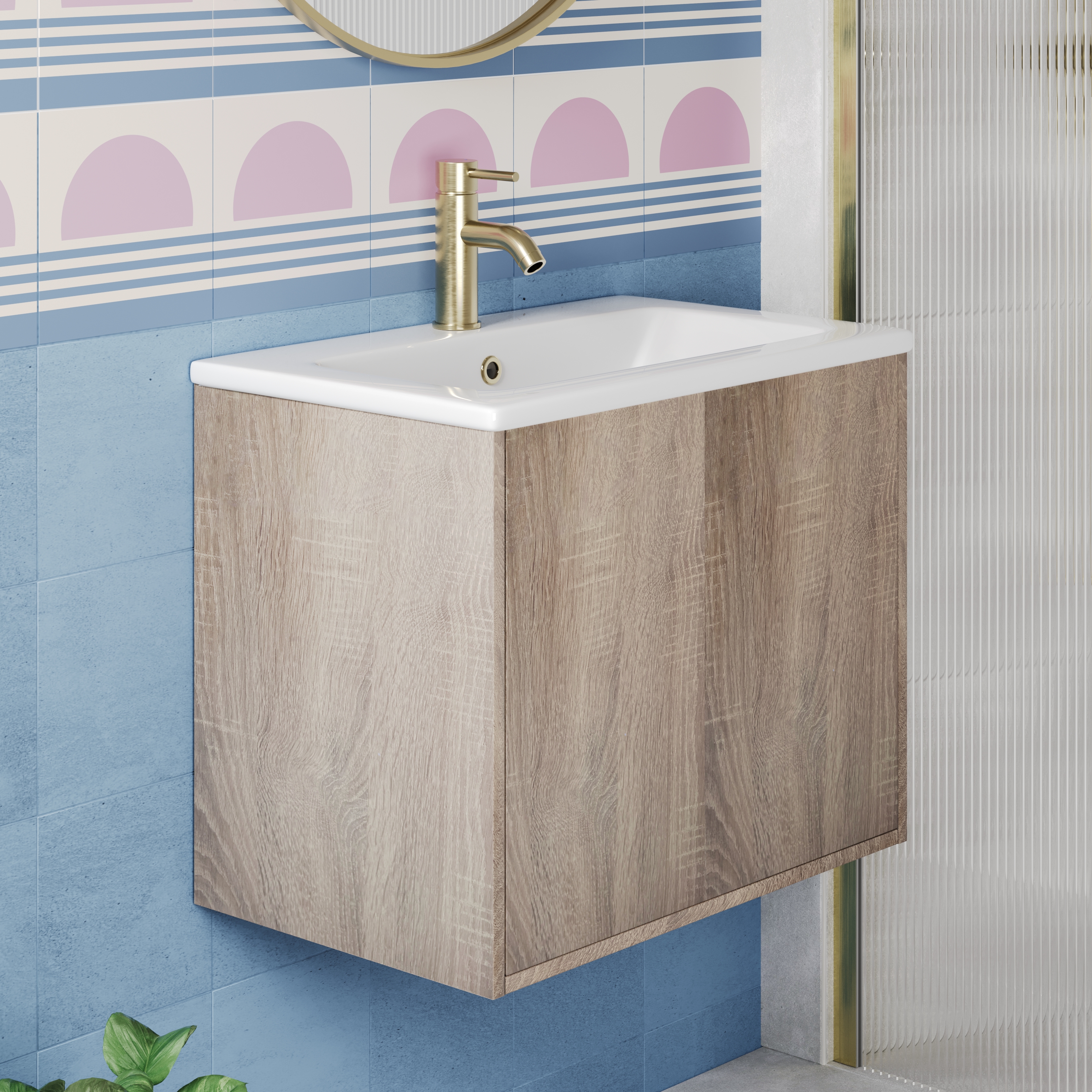 Billy 600mm Wall Hung Vanity Unit & Basin | Tap Warehouse