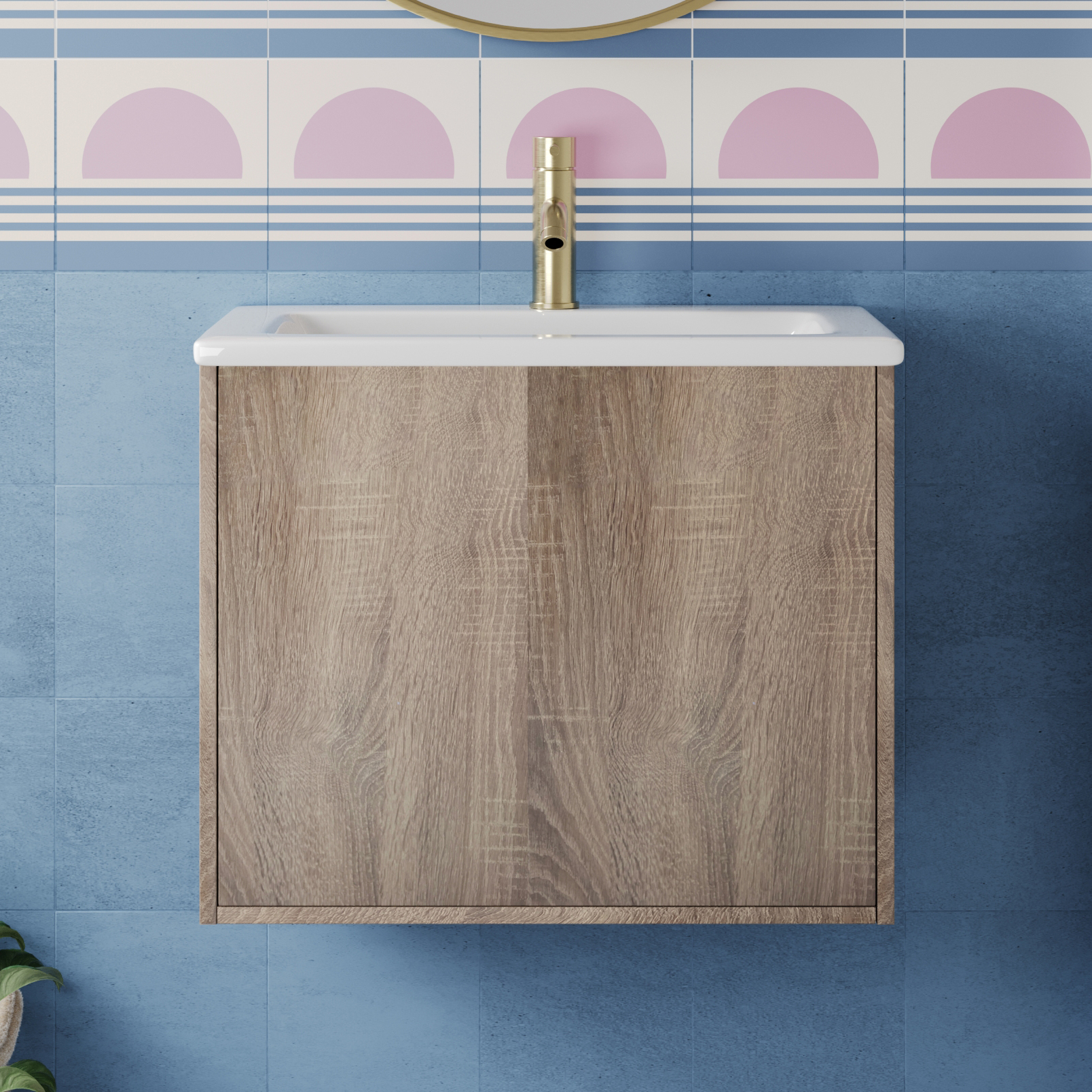 Billy 600mm Wall Hung Vanity Unit & Basin | Tap Warehouse