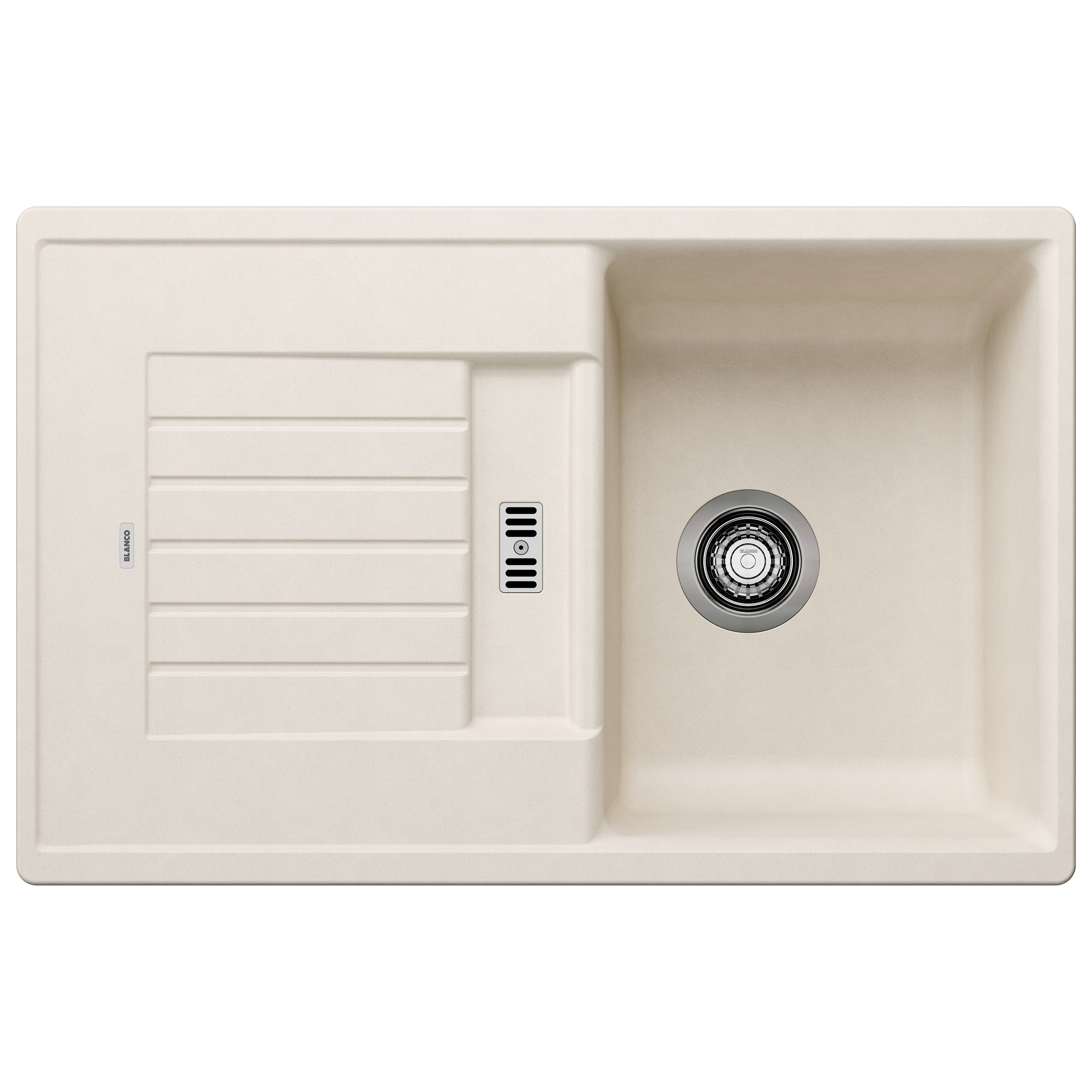 Blanco Zia 45 S Compact 1.5 Bowl Inset Silgranit Composite Kitchen Sink ...