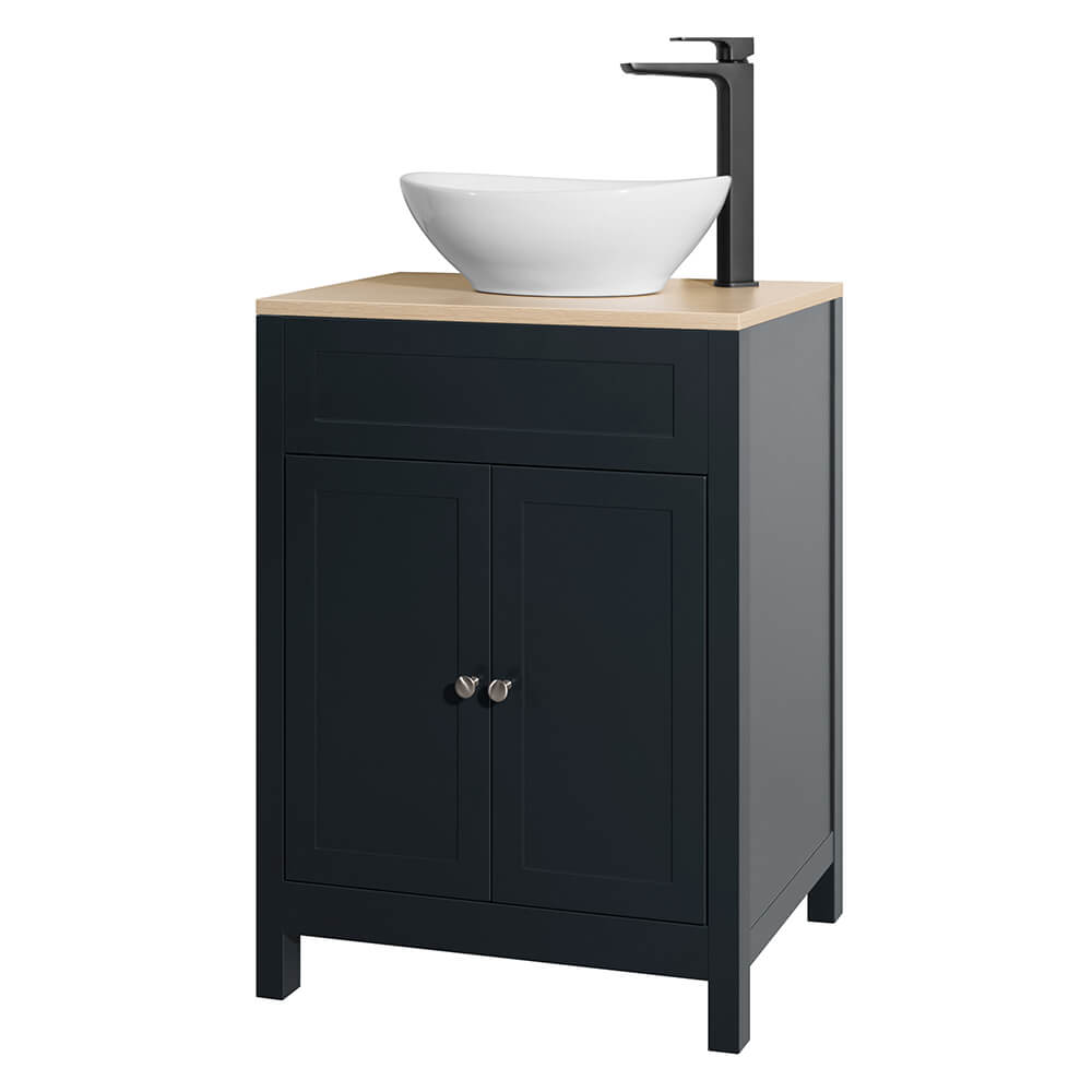 Butler & Rose Catherine 600mm Floorstanding Vanity Unit with Country ...