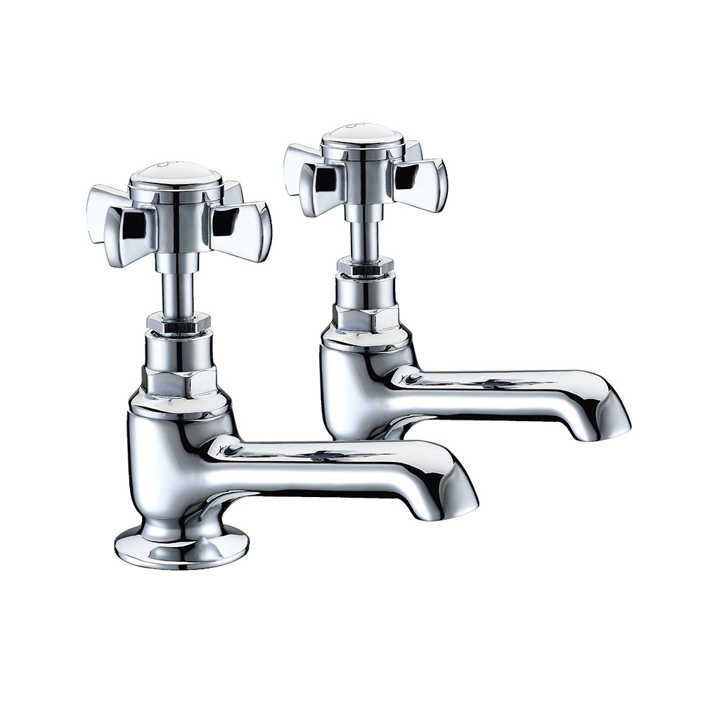 Butler & Rose Loretta Traditional Basin Pillar Taps | Tap Warehouse