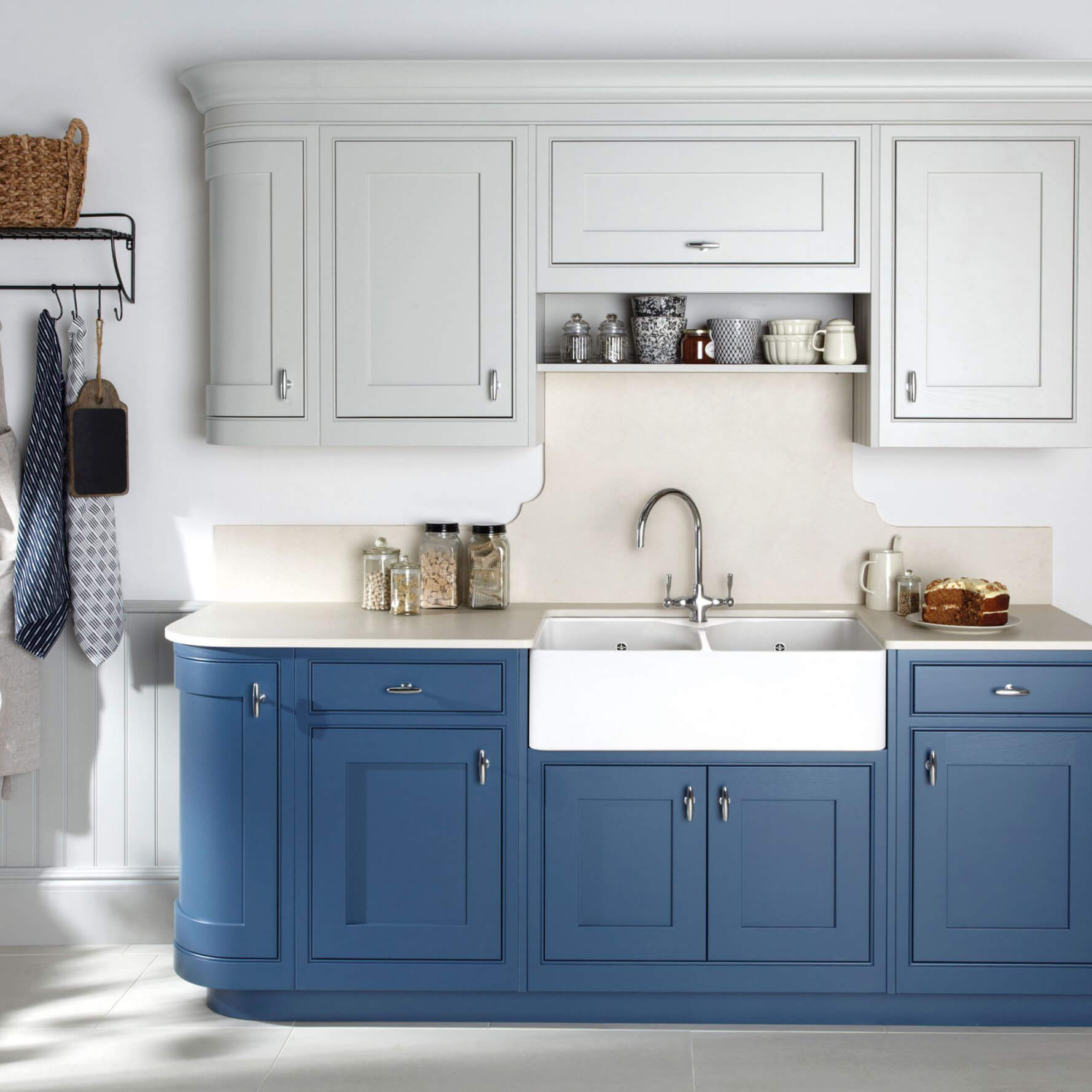 Caple Chepstow Double Bowl White Ceramic Belfast Kitchen Sink - 800 x ...