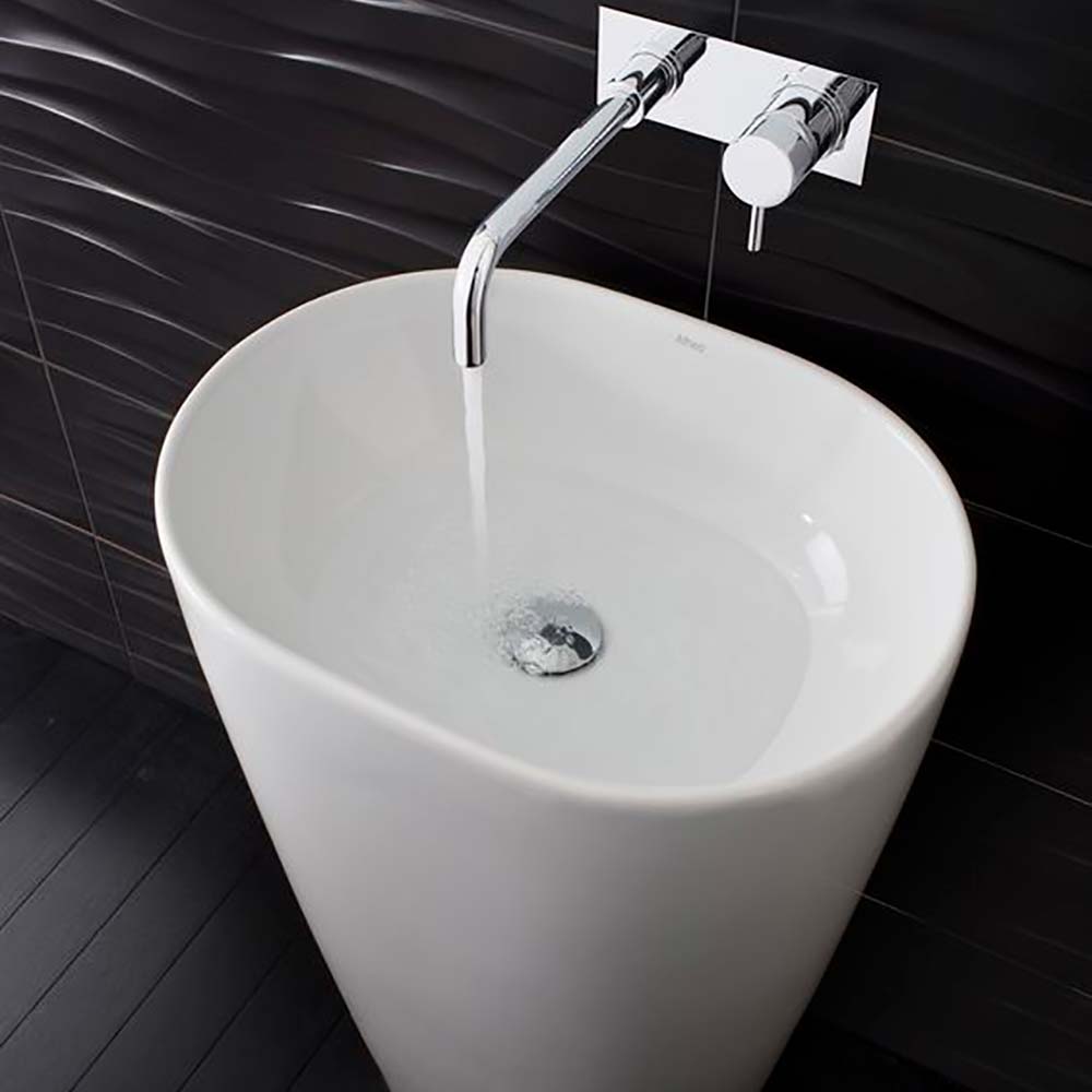 Crosswater Kai Lever Wall Mounted Basin Set with Cover Plate | Tap ...