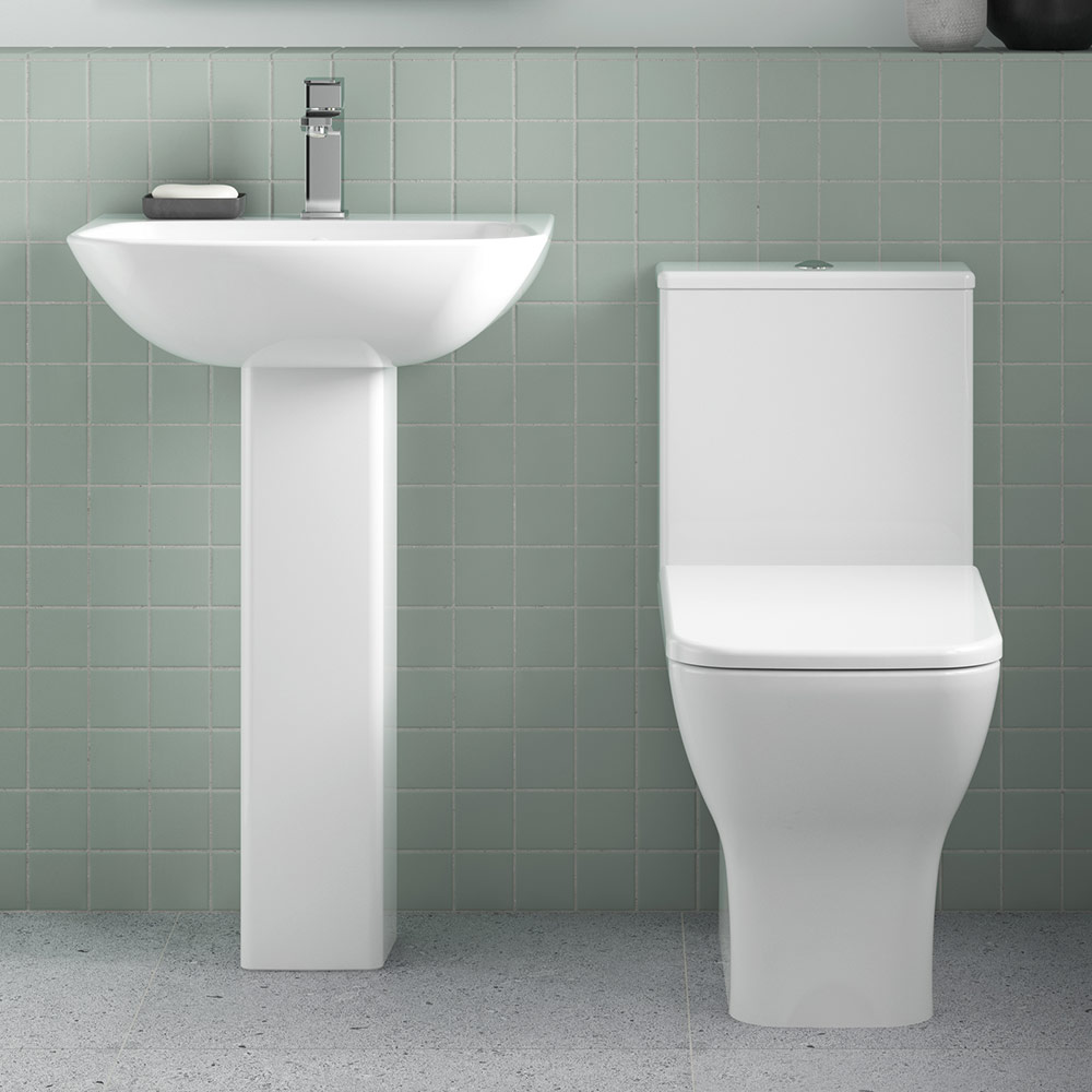 Emily Rimless Modern Toilet & Slim Soft Close Seat | Tap Warehouse