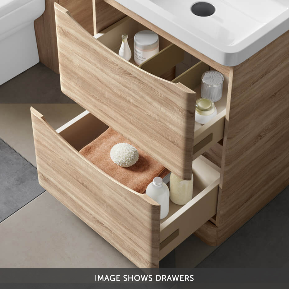 Harbour Clarity 600mm Floorstanding Vanity Unit & Countertop | Tap ...