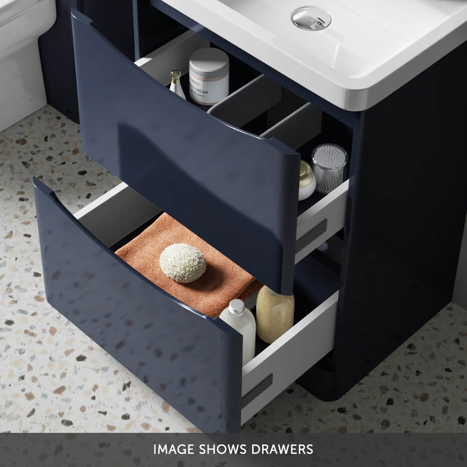 Harbour Clarity 600mm Floorstanding Vanity Unit & Countertop | Tap ...