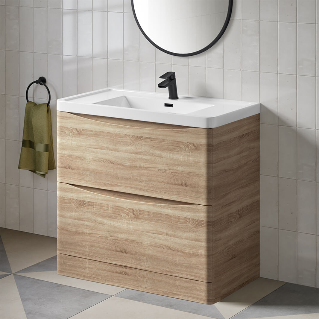 Harbour Clarity 900mm Floorstanding Vanity Unit & Basin | Tap Warehouse