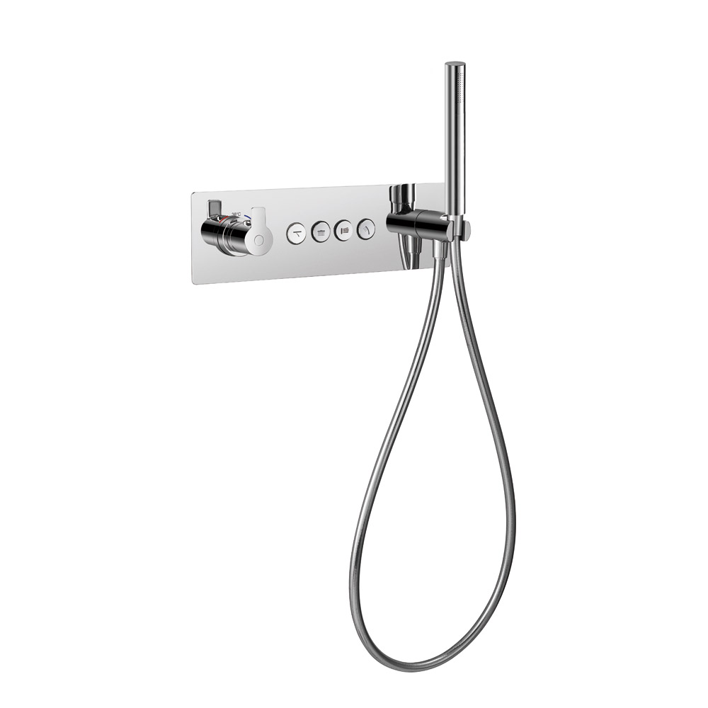 Flova Spring GoClick 4 Outlet Concealed Thermostatic Shower Valve with ...