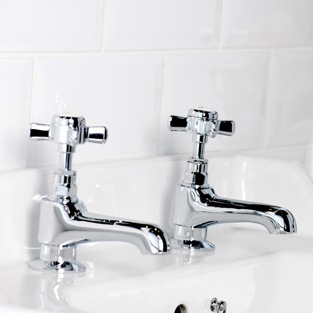 Butler & Rose Loretta Traditional Basin Pillar Taps | Tap Warehouse