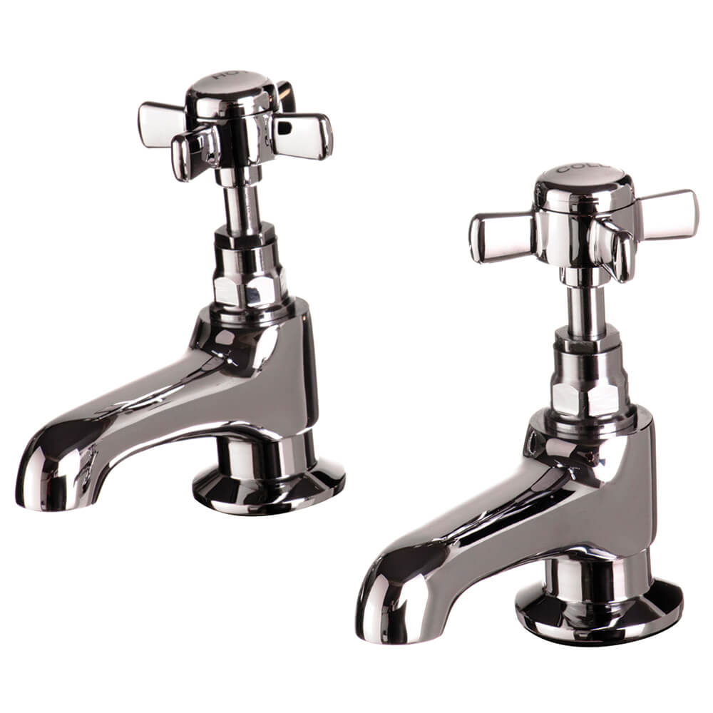 Butler & Rose Tim Traditional Bath Pillar Taps | Tap Warehouse