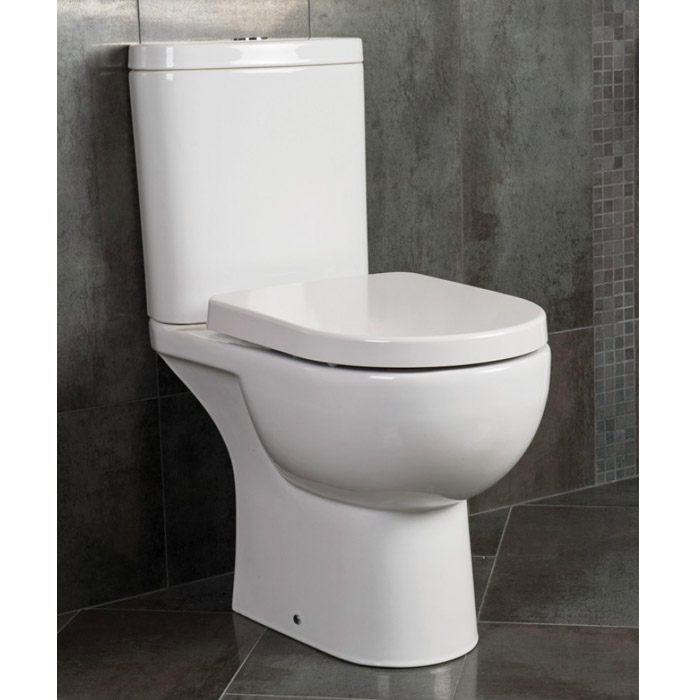 Rak Tonique Close Coupled Toilet & Soft Close Seat | Tap Warehouse