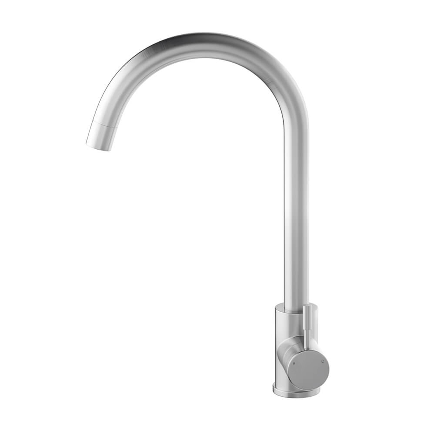 Vellamo Revolve Brushed Stainless Steel Mono Kitchen Sink Mixer Tap ...