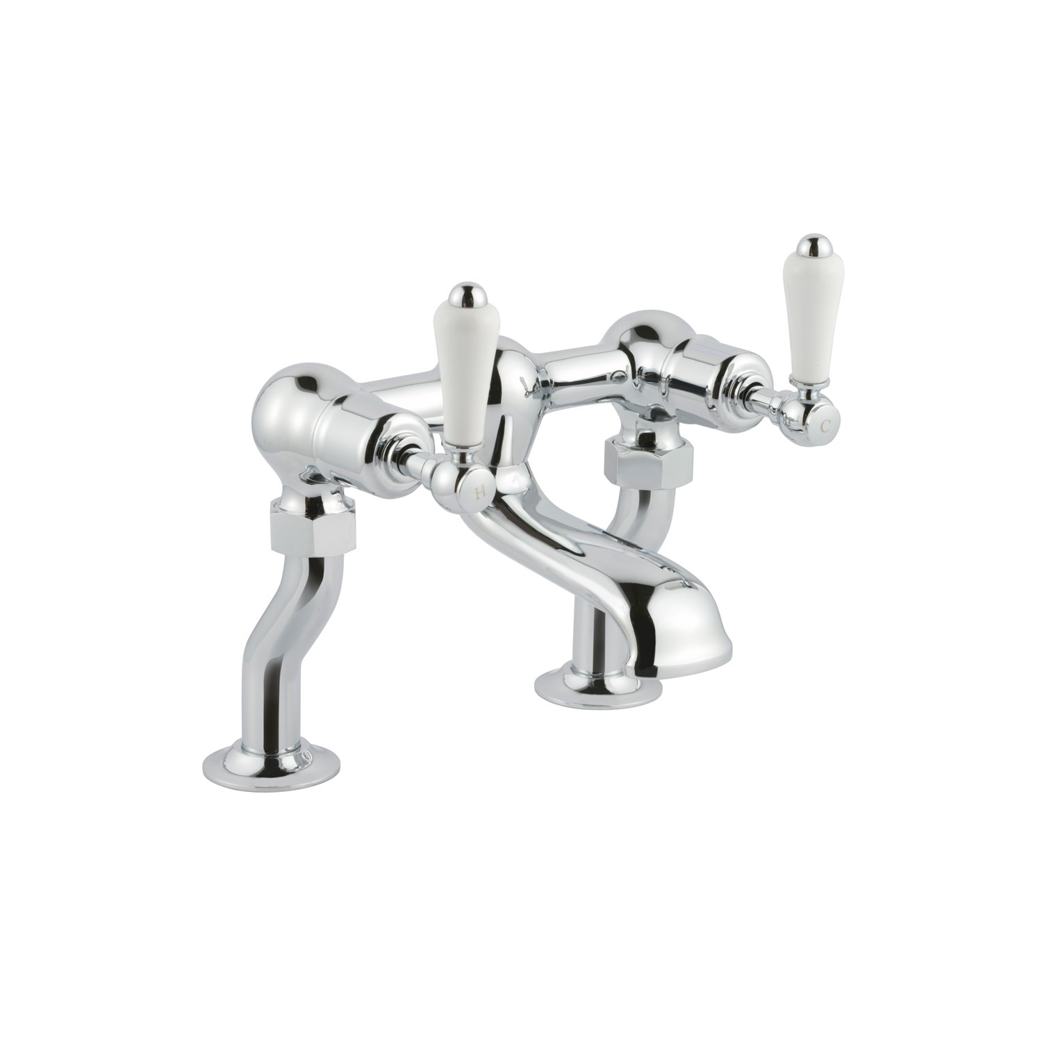 Butler & Rose Caledonia Lever Deck Mounted Bath Filler | Tap Warehouse