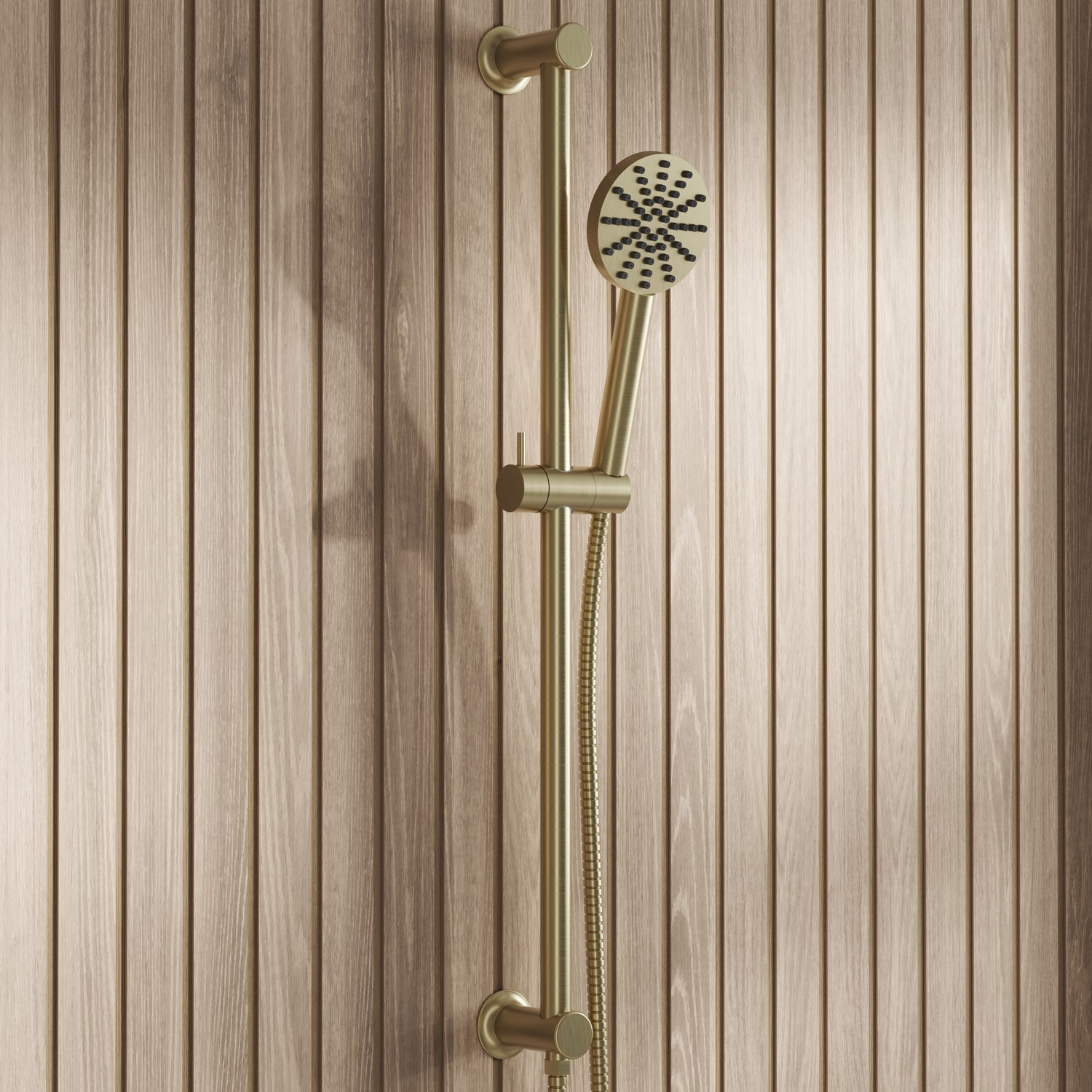 Core Fluted Slide Rail Shower Kit, Shower Handset & Hose with ...