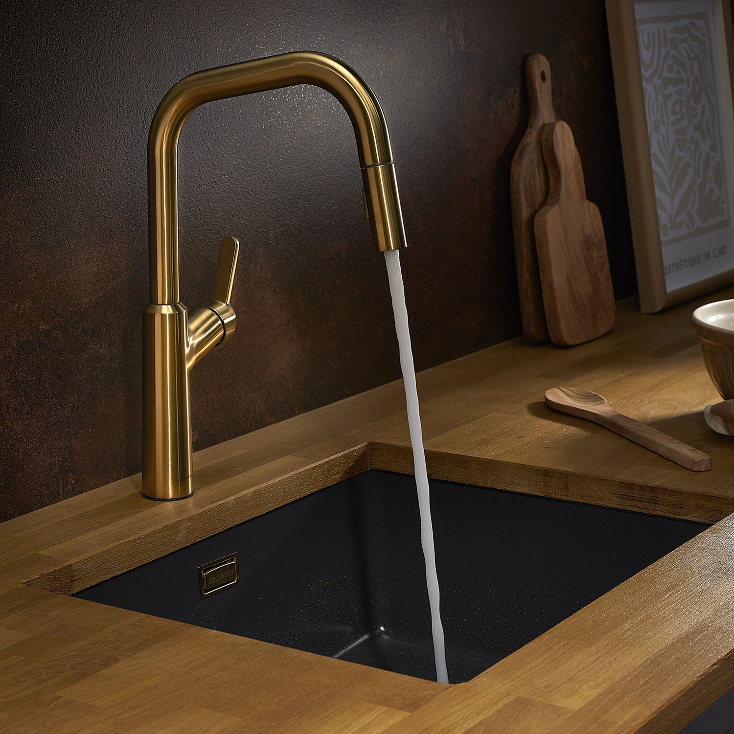 Clearwater Santor Pull Out Kitchen Mixer Tap | Tap Warehouse