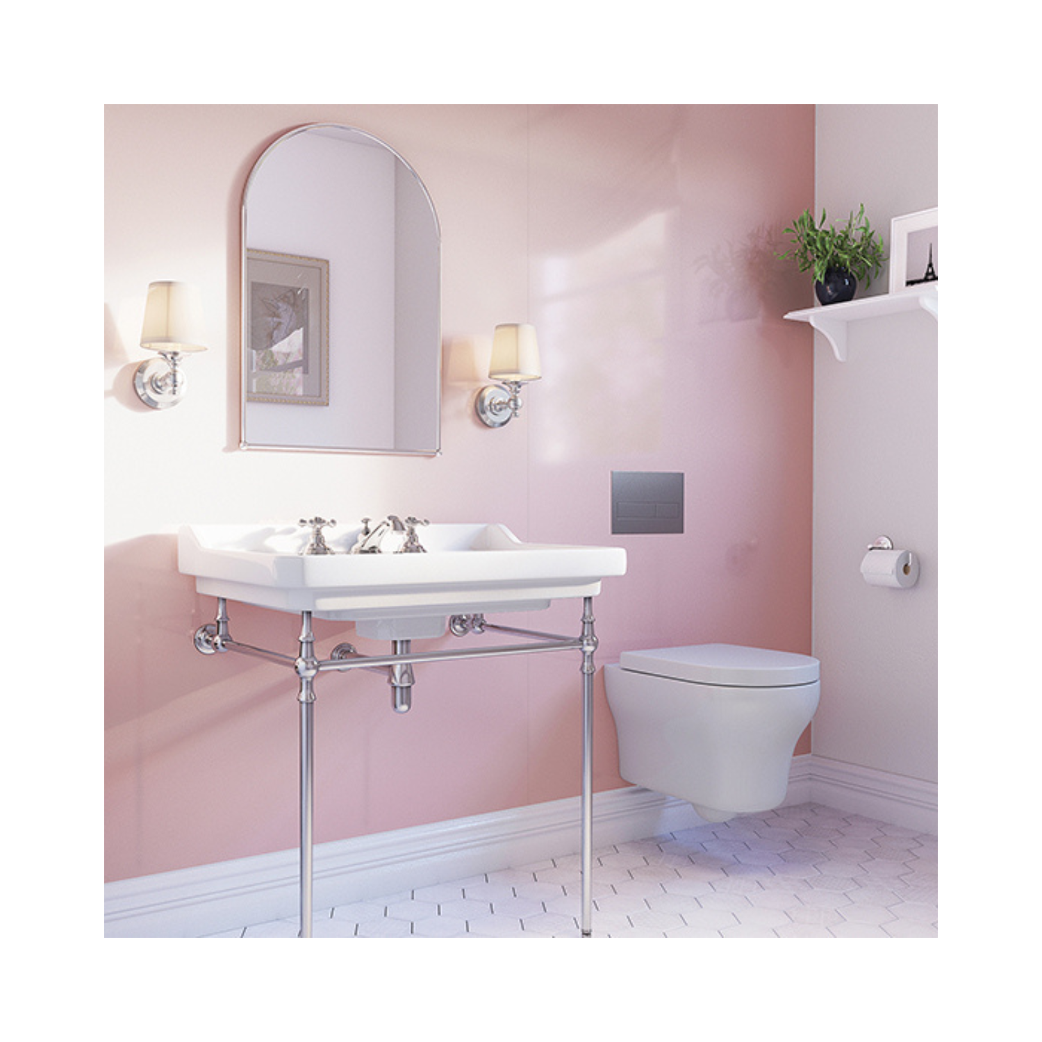 Showerwall Blush Acrylic Bathroom Wall Panel | Tap Warehouse