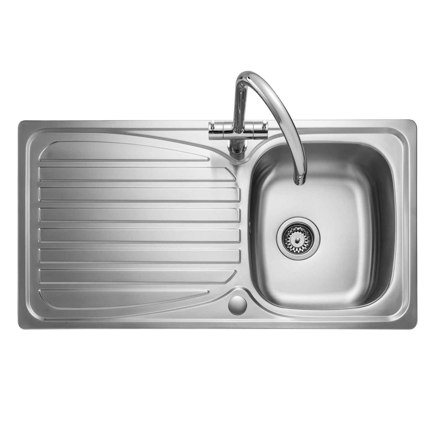 Leisure Euroline Plus 1 Bowl Polished Stainless Steel Sink with ...