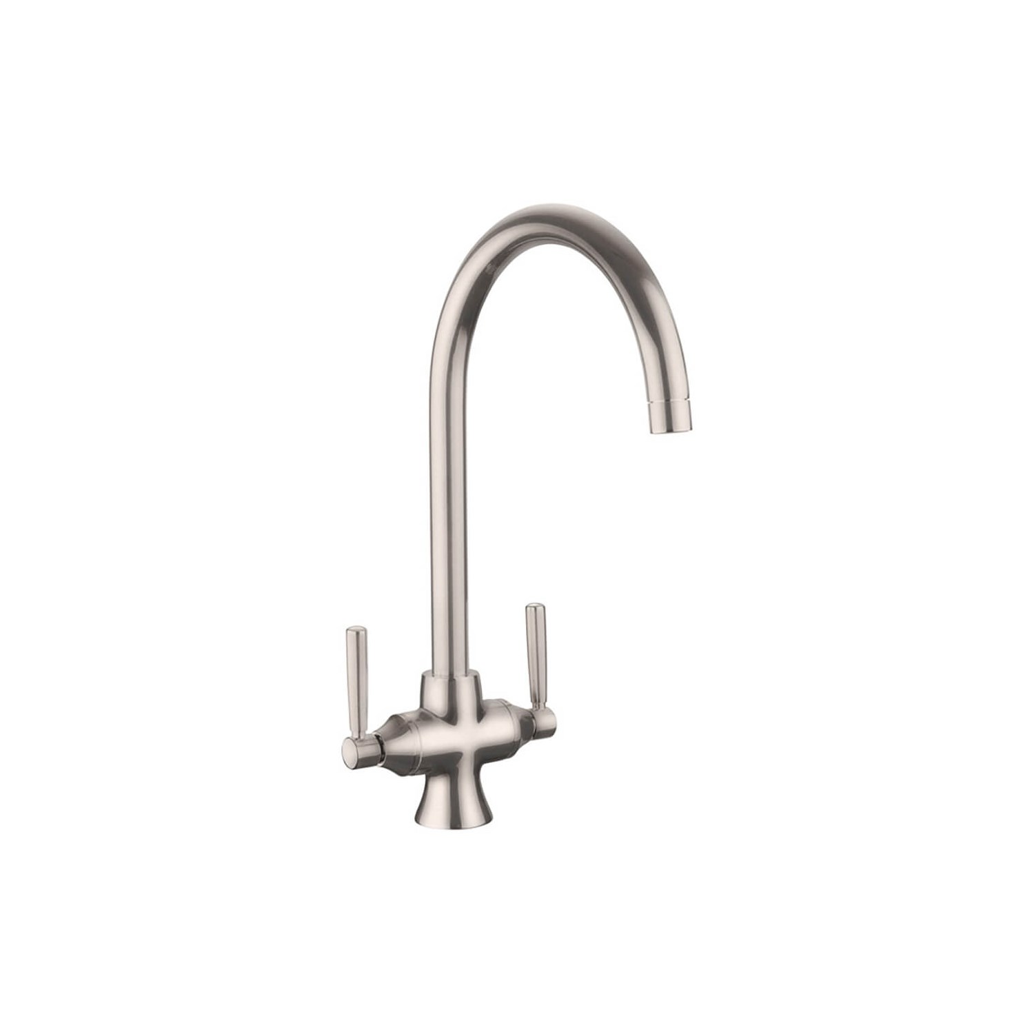 Rangemaster Cruciform Spa Filter Kitchen Sink Mixer Tap - Brushed ...