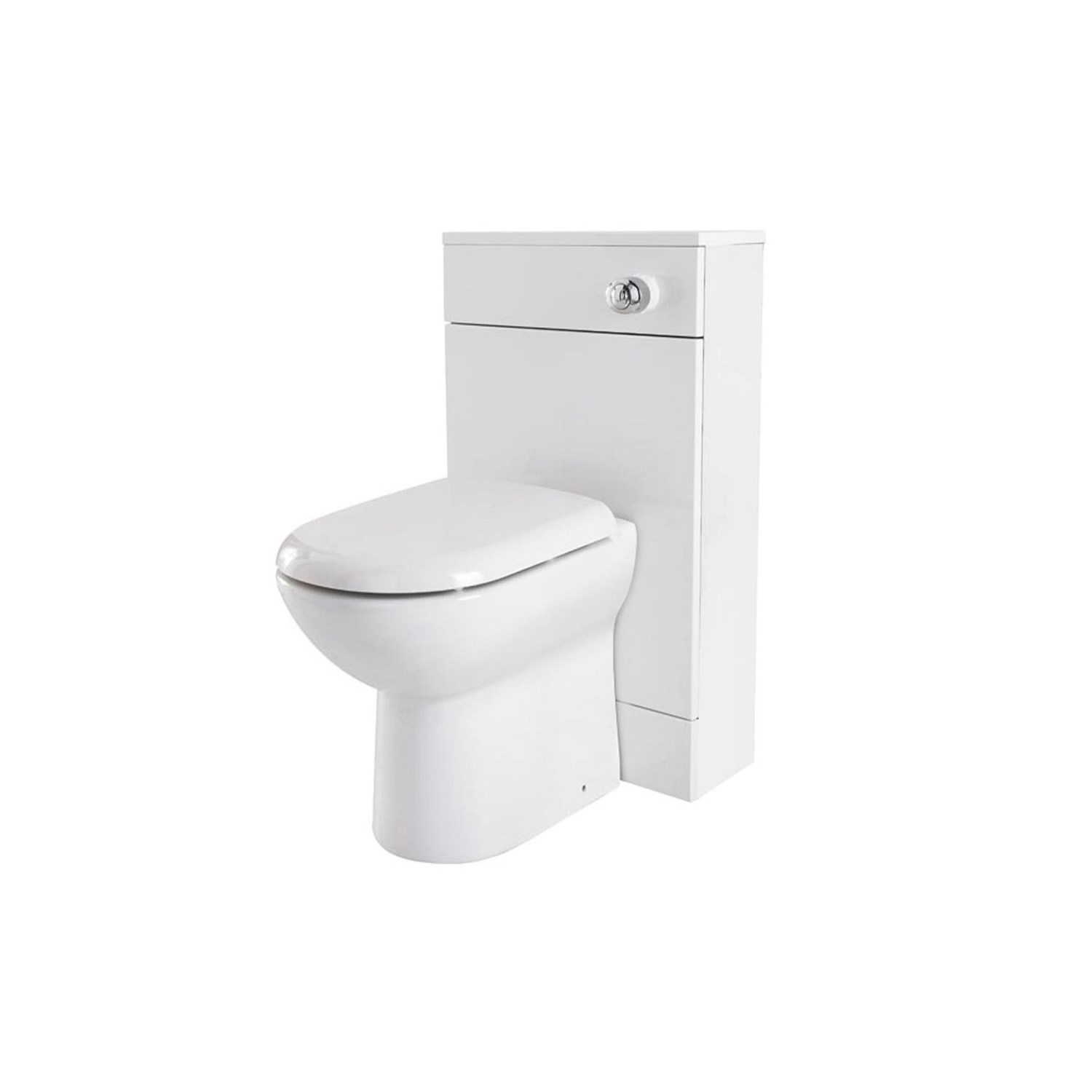 Vellamo Alpine 500mm Back to Wall WC Toilet Unit | Tap Warehouse