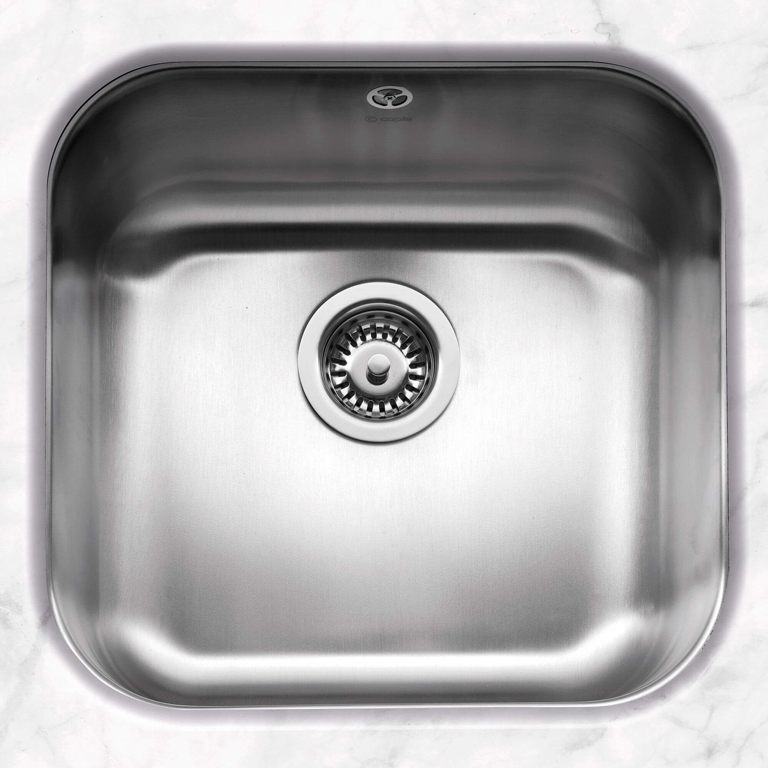 Caple Form 1 Bowl Undermount Satin Stainless Steel Sink & Waste Kit ...