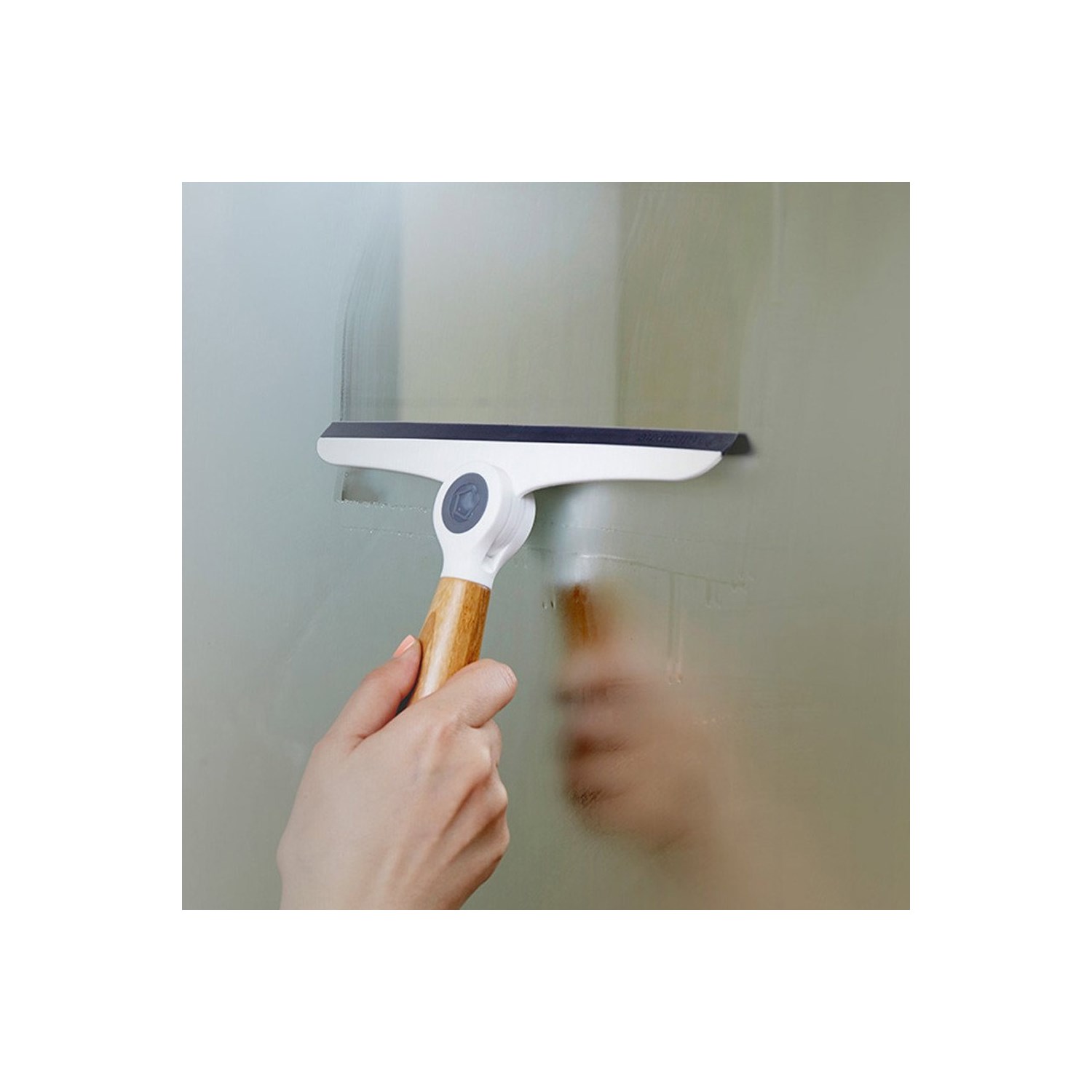Full Circle Wipe Out Pivoting Squeegee - White | Tap Warehouse
