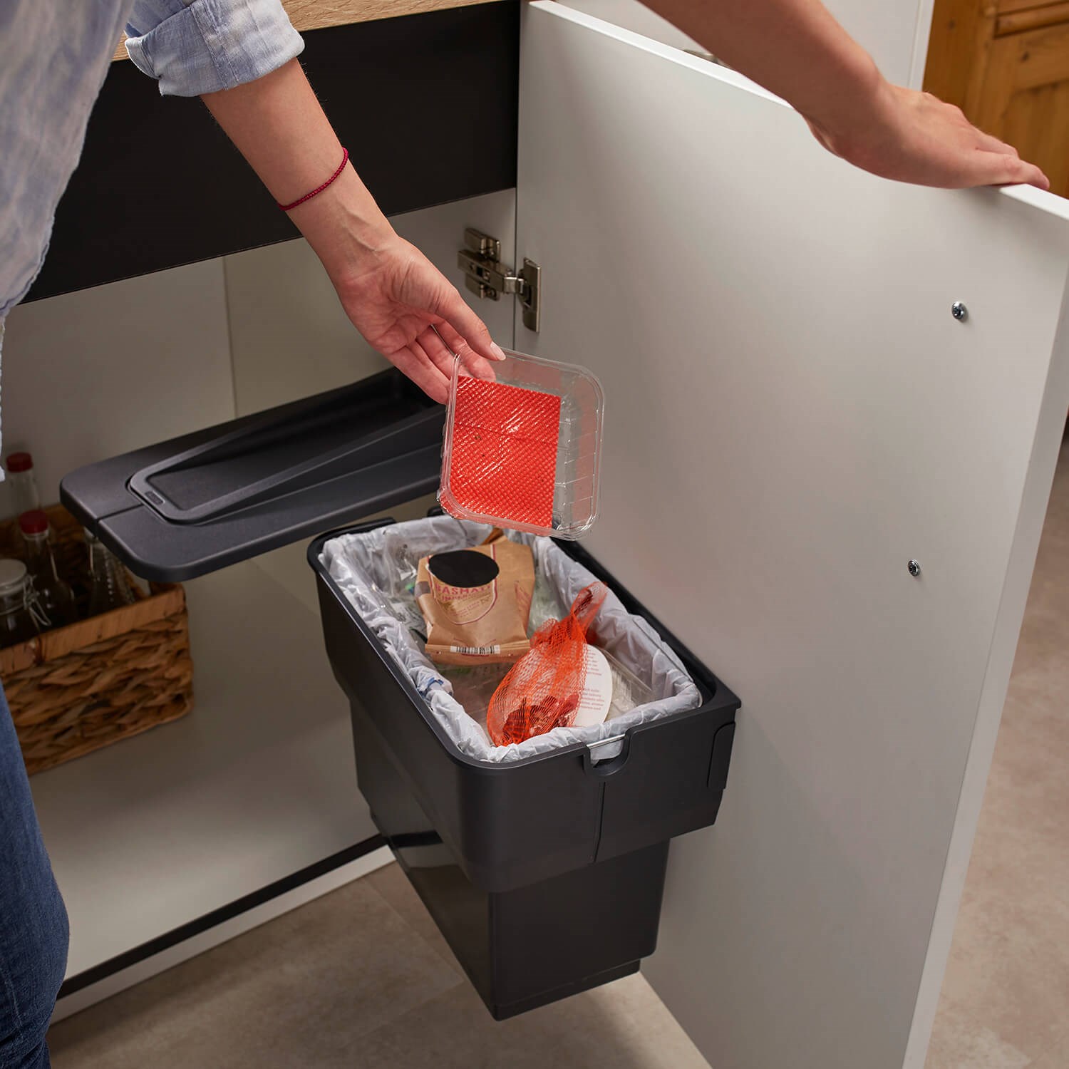 Blanco Singolo 14 litre Under Cabinet Bin | Tap Warehouse