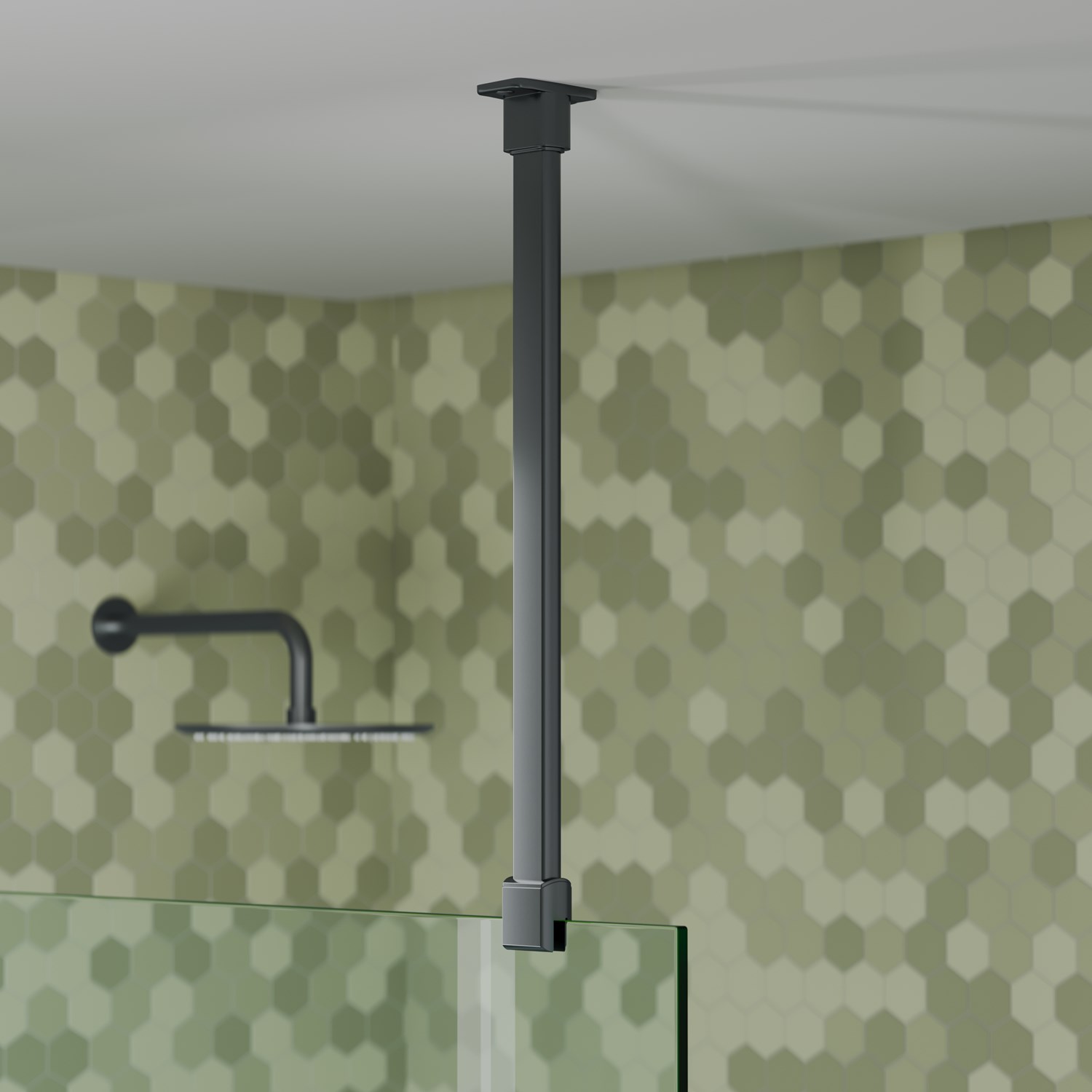 Harbour i10 Gunmetal Ceiling Stabilising Bar | Tap Warehouse