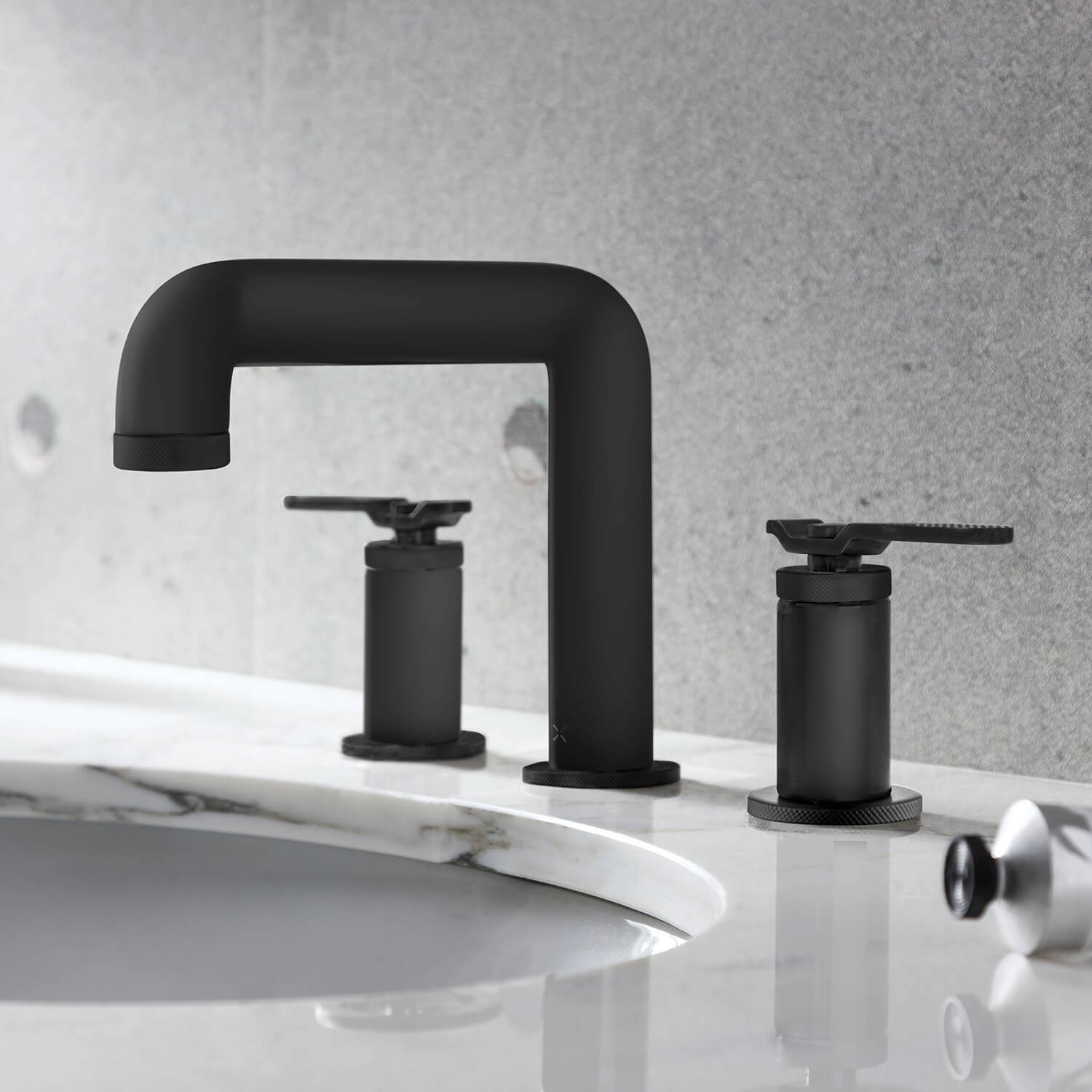 Crosswater Union WRAS Approved 3 Hole Basin Mixer Tap with Levers ...
