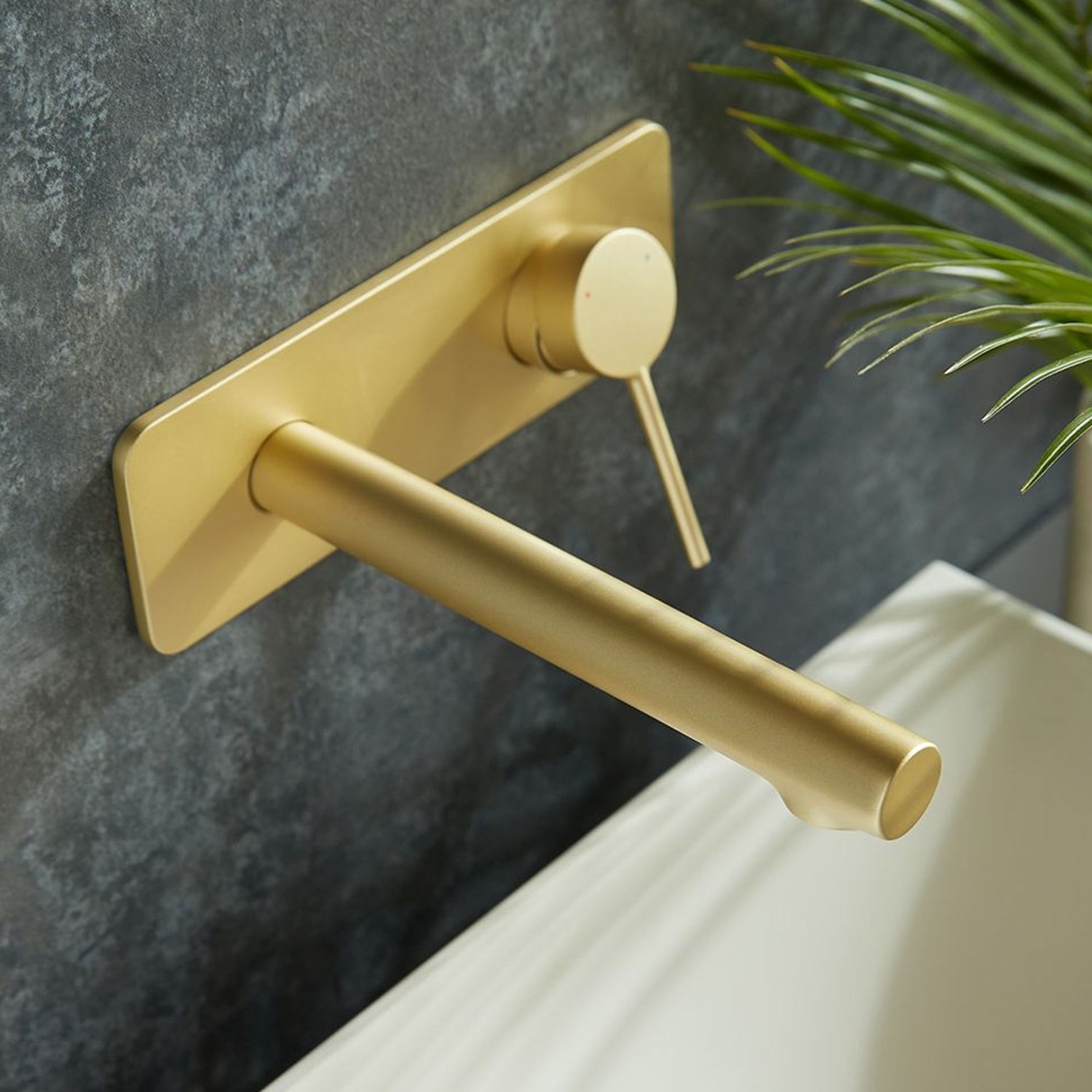 Vado Safari Square Wall Mounted Basin Mixer Tap | Tap Warehouse