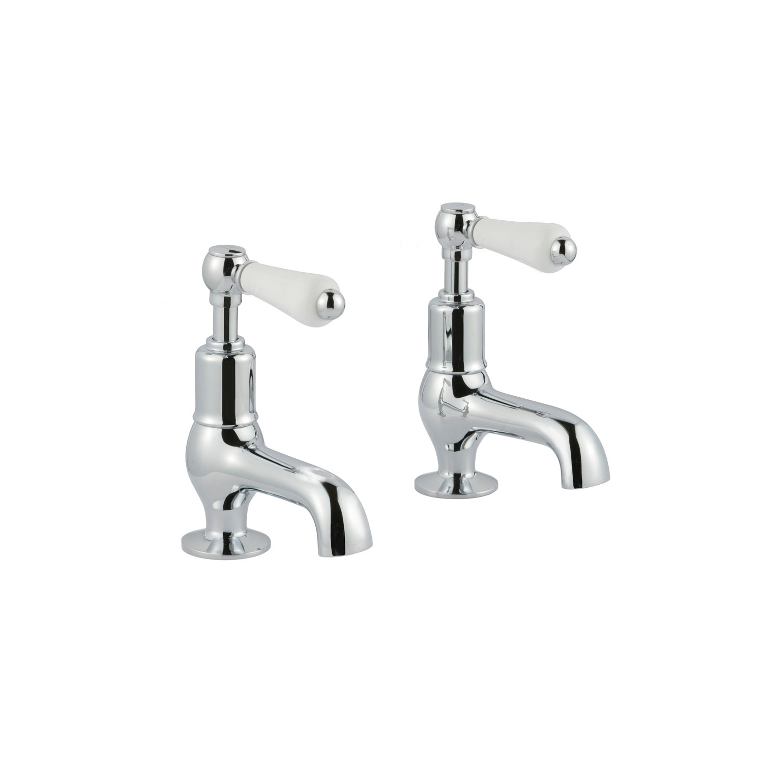 Butler & Rose Caledonia Lever Cloakroom Basin Pillar Taps - Chrome ...