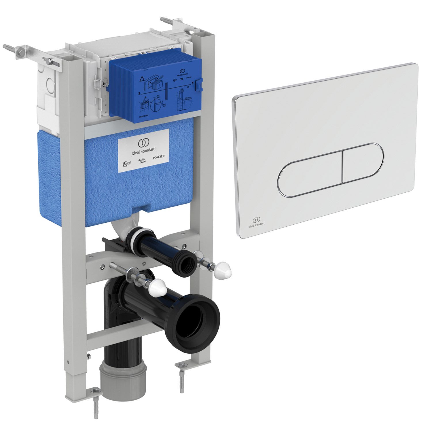 Ideal Standard ProSys WRAS Approved Wall Hung 820mm WC Frame, Concealed ...