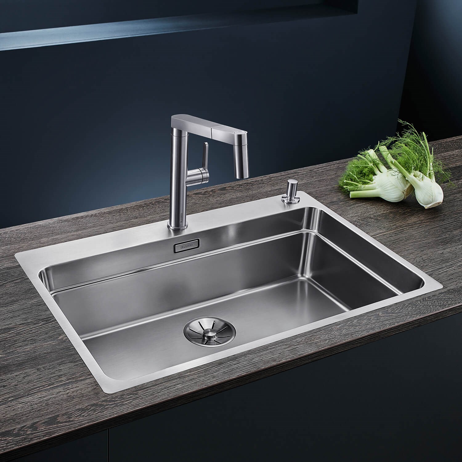Blanco Stainless Steel Sinks BLANCO Etagon 500 U InFino System 522234