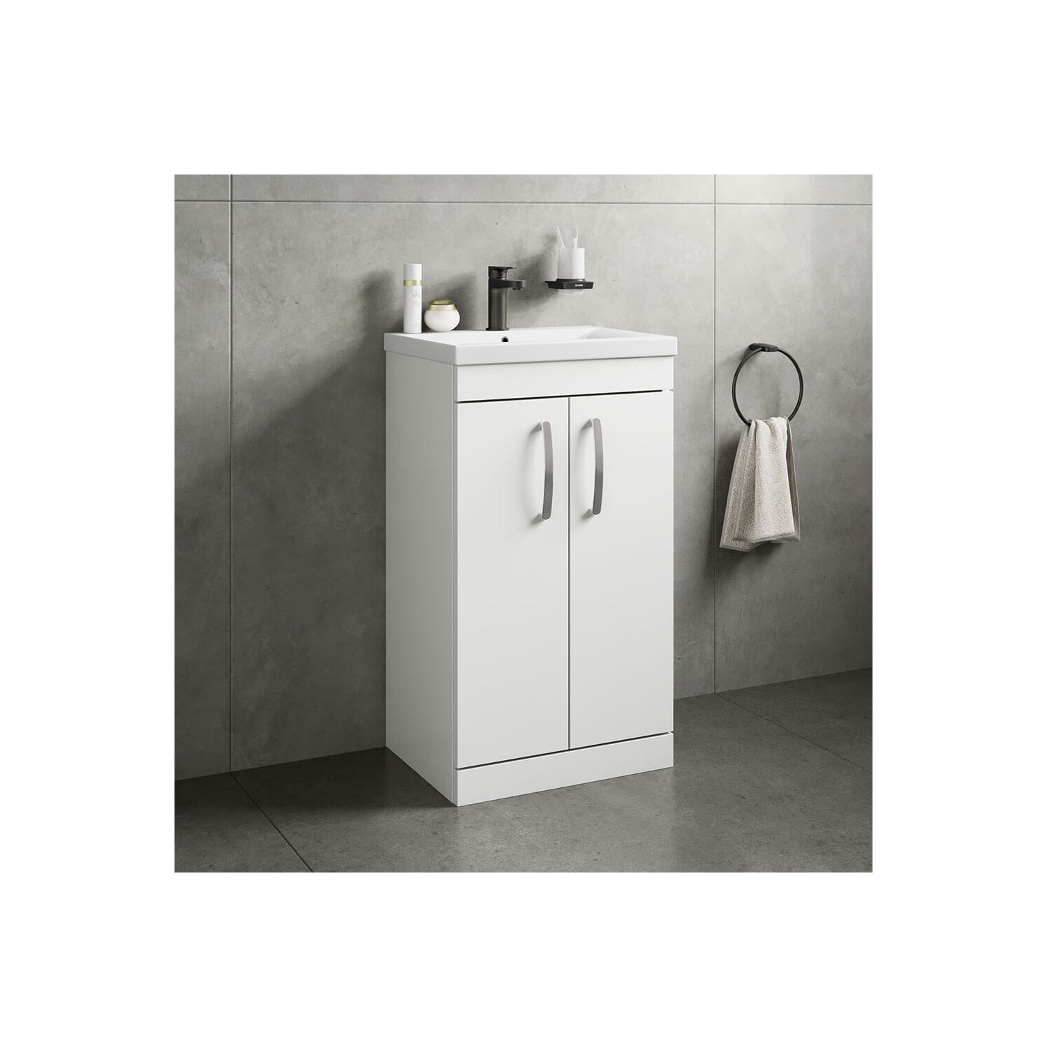Emily 500mm Floorstanding Vanity Unit & Basin Options | Tap Warehouse