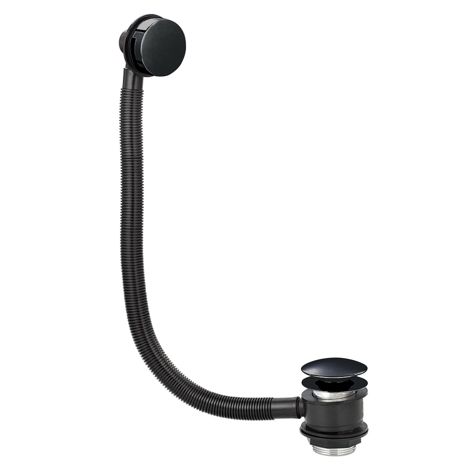 Drench Bath Click Clack Waste with Overflow | Tap Warehouse