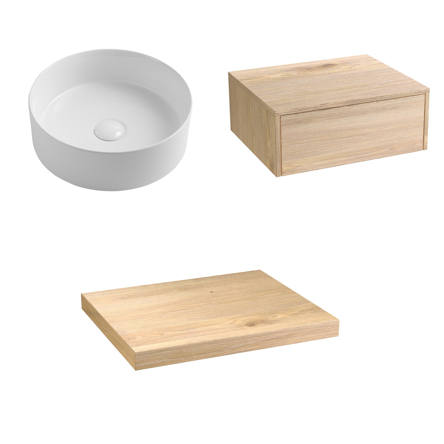 Sophia Basin Shelf, Drawer Unit & Countertop Basin - 3 sizes | Tap ...