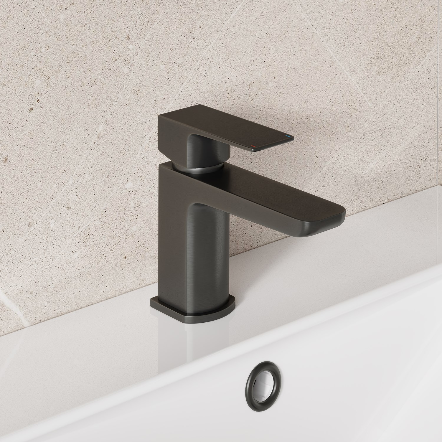 Harbour Status Mini Mono Basin Mixer Tap & Waste | Tap Warehouse