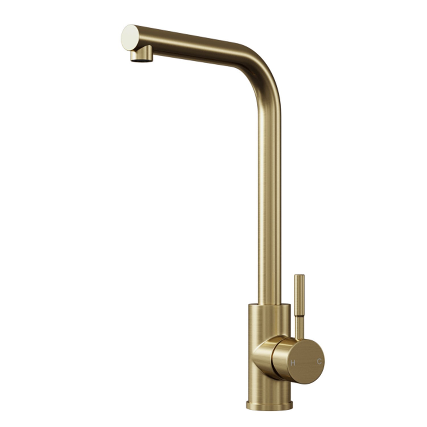 Top-Fix Vito Mono Kitchen Mixer Tap with L Neck Spout | Tap Warehouse