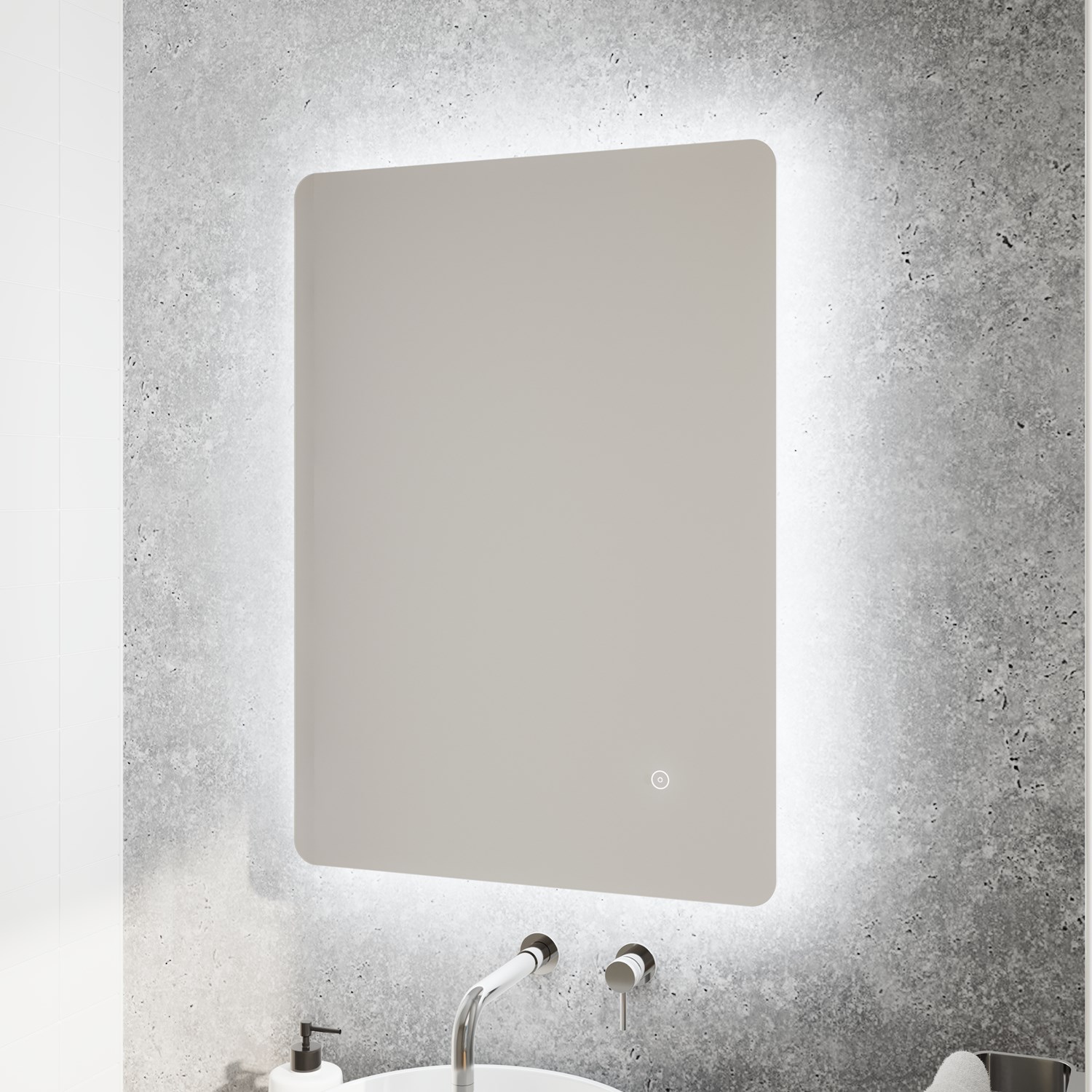 Harbour Clarity LED Bathroom Mirror with Demister Pad & Colour Change ...