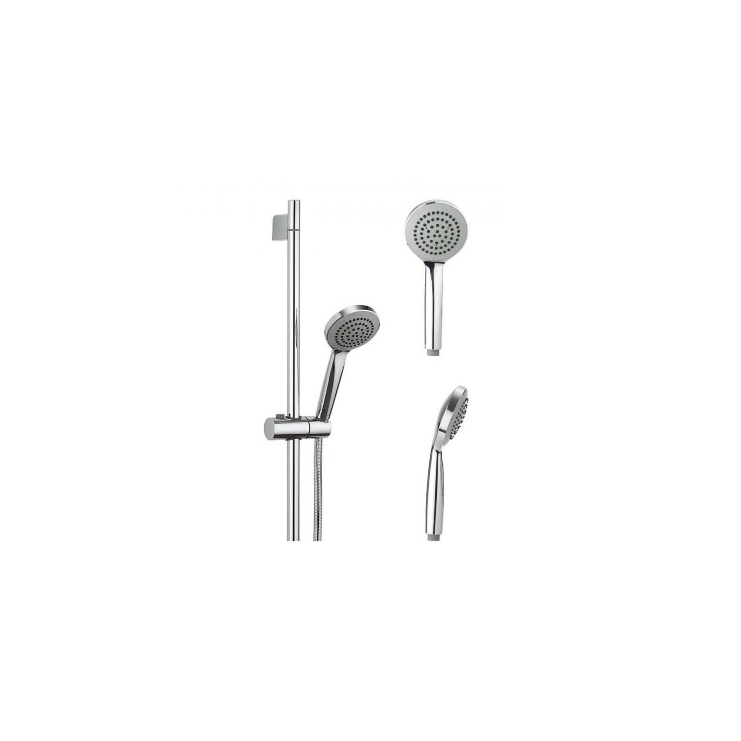 Crosswater Wisp Shower Rail Kit with Single Spray Handset | Tap Warehouse