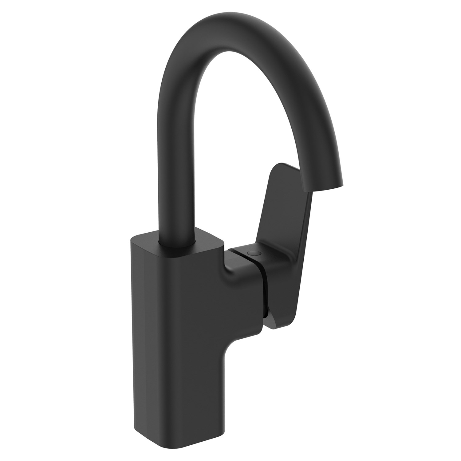 Ideal Standard Ceraplan Silk Black Side Lever Mono Basin Mixer Tap ...