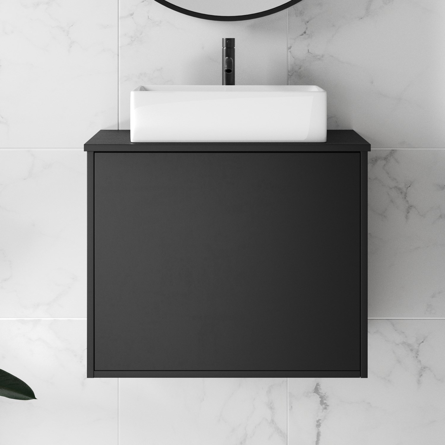 Billy 600mm Wall Hung Vanity Unit & Countertop | Tap Warehouse