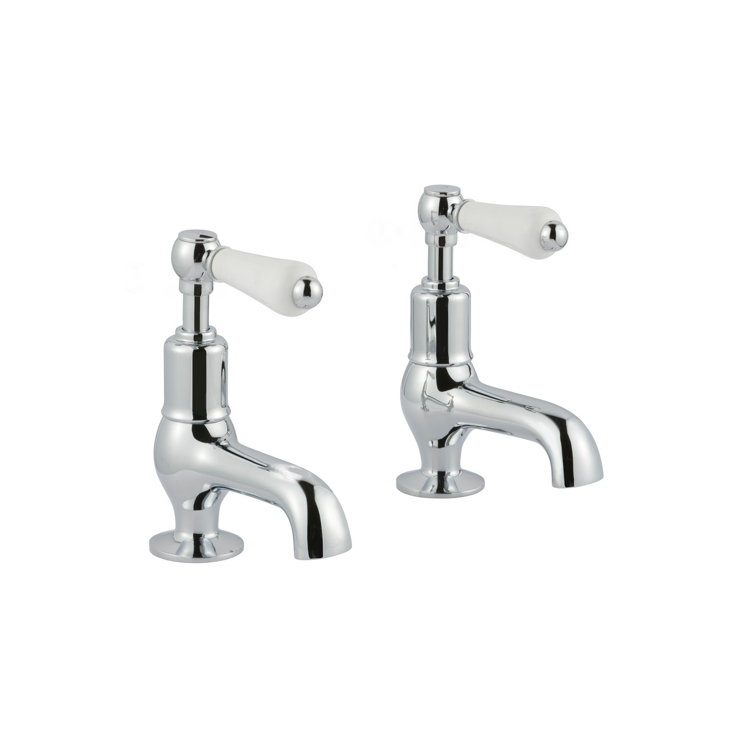 Butler & Rose Caledonia Lever Cloakroom Basin Pillar Taps - Chrome ...