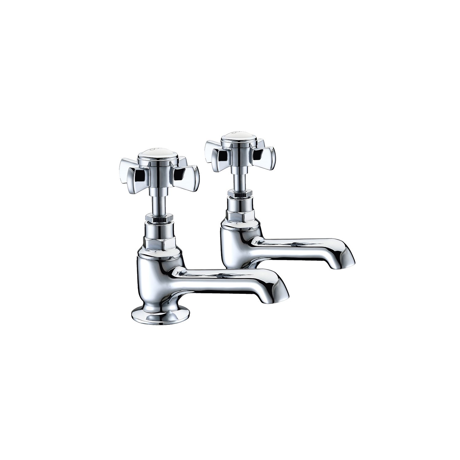 Butler & Rose Loretta Traditional Bath Pillar Taps | Tap Warehouse