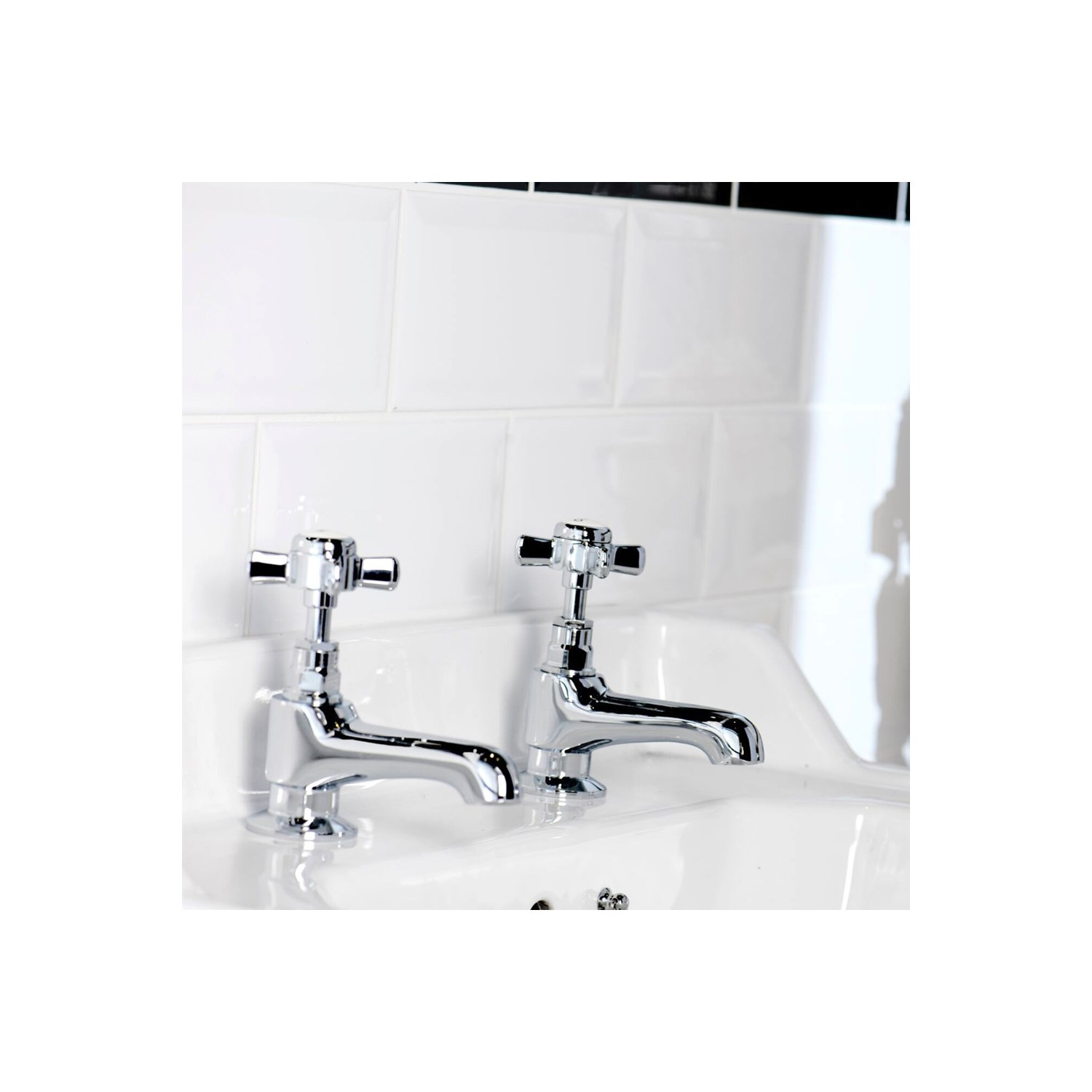 Butler & Rose Loretta Traditional Basin Pillar Taps | Tap Warehouse